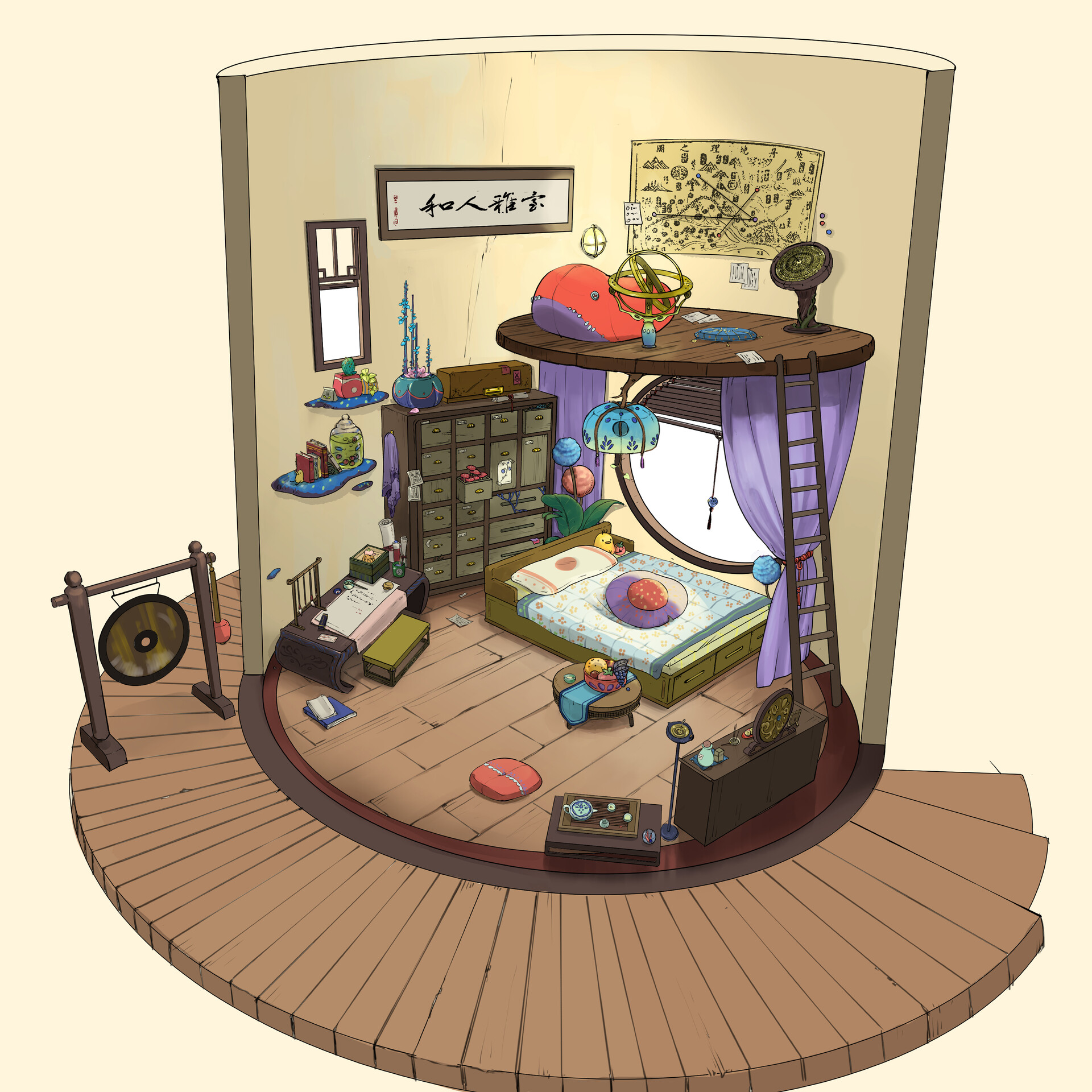 ArtStation - Moogi's Room Design