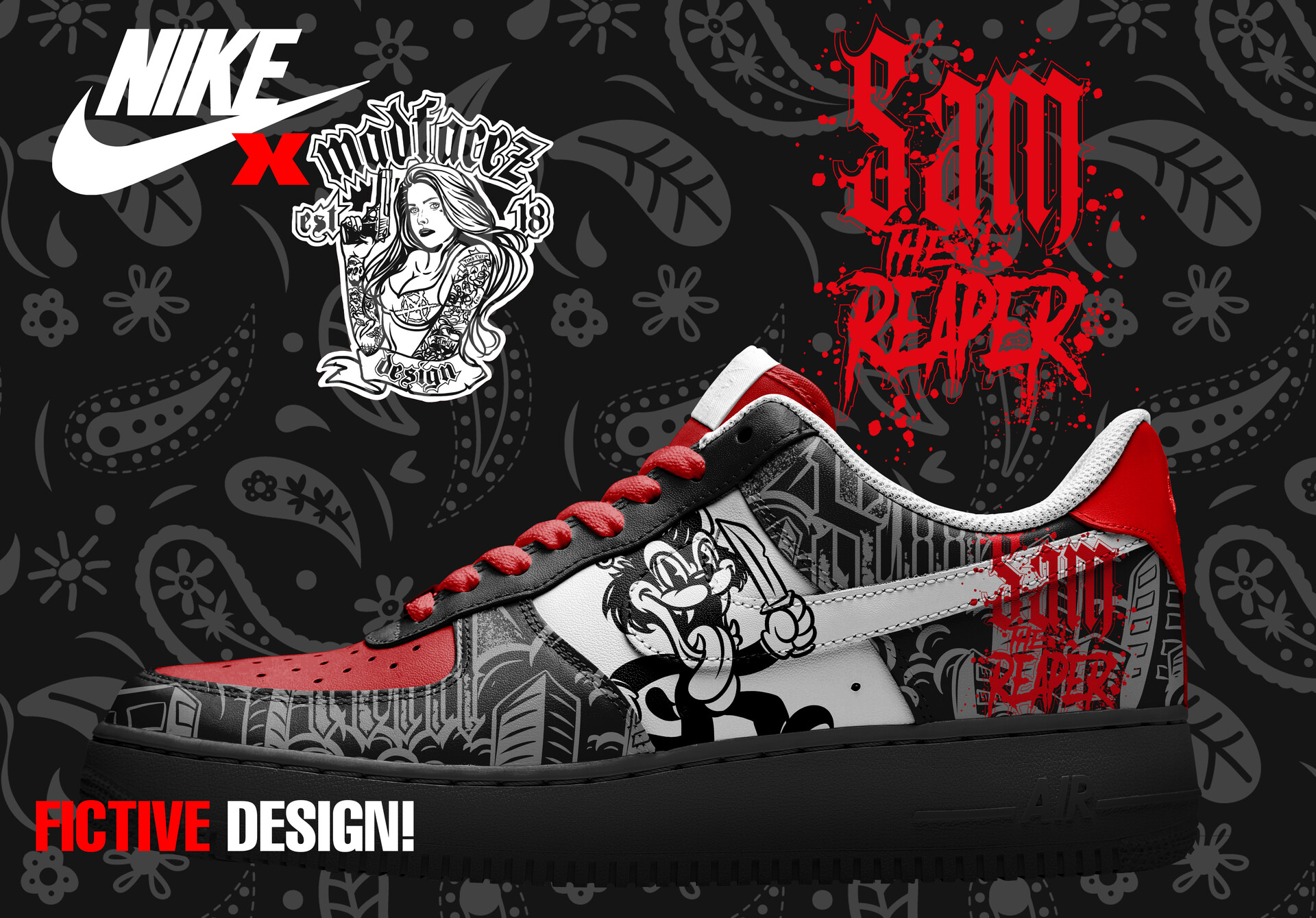 ArtStation - Nike Air Force 1 design by Mf