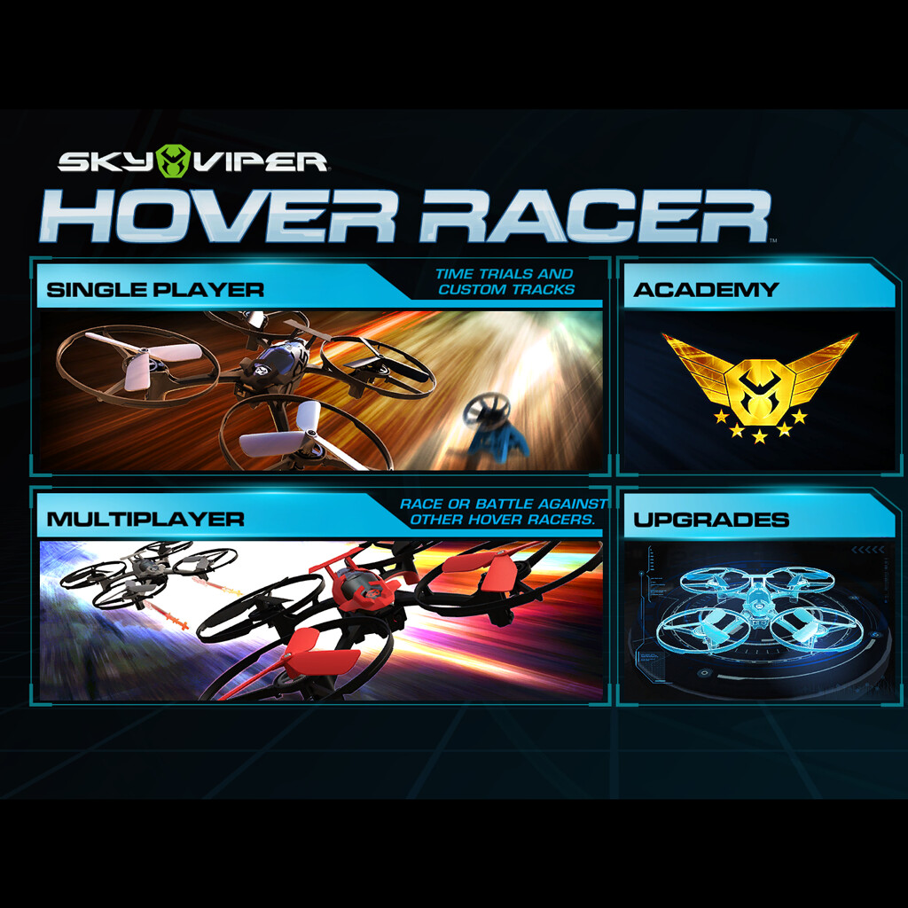 ArtStation - 2016 - Hover Racer companion app.
