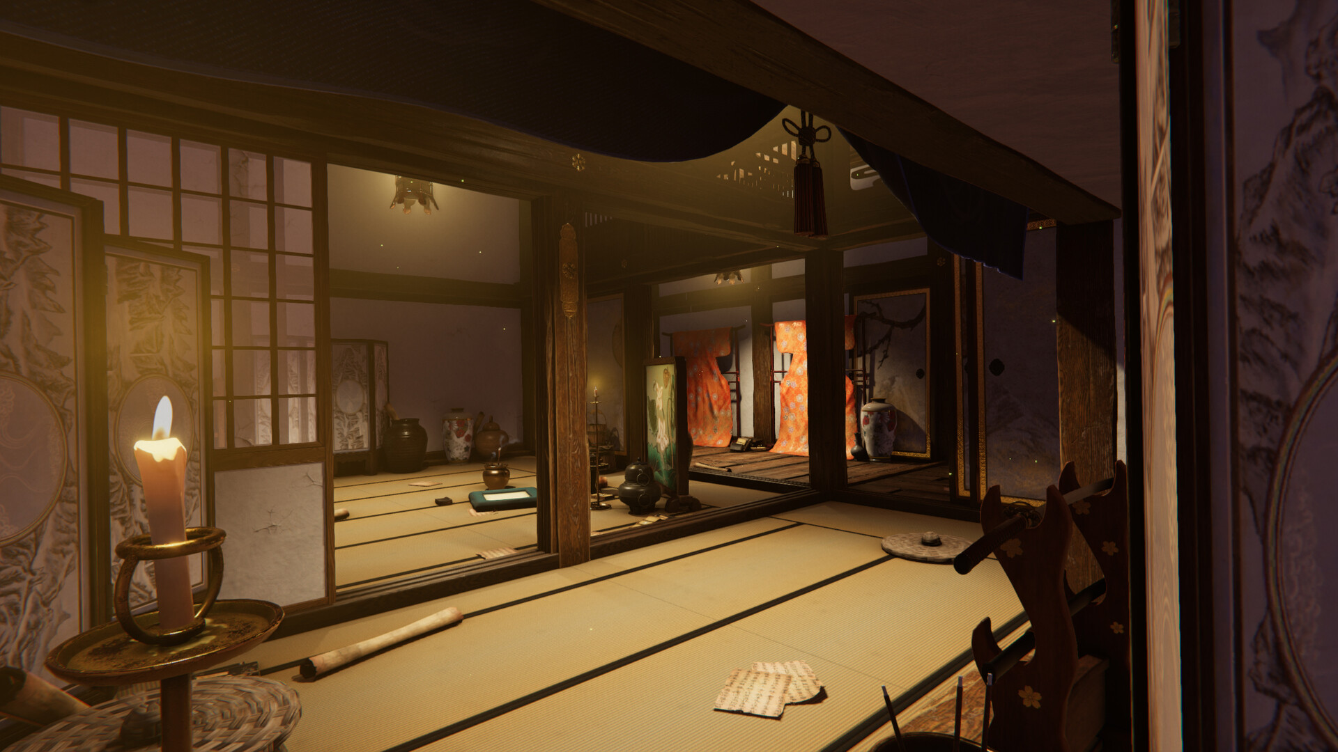 ArtStation - Japanese Library Tea Dojo Room (Unity HDRP)