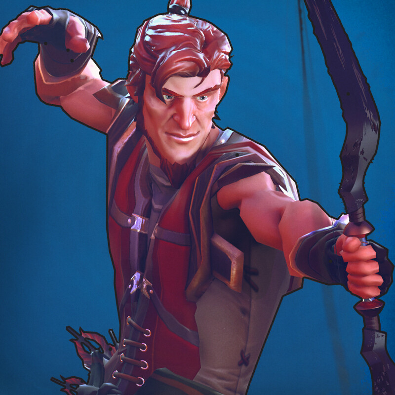 ArtStation - Archer: A Game Character Model