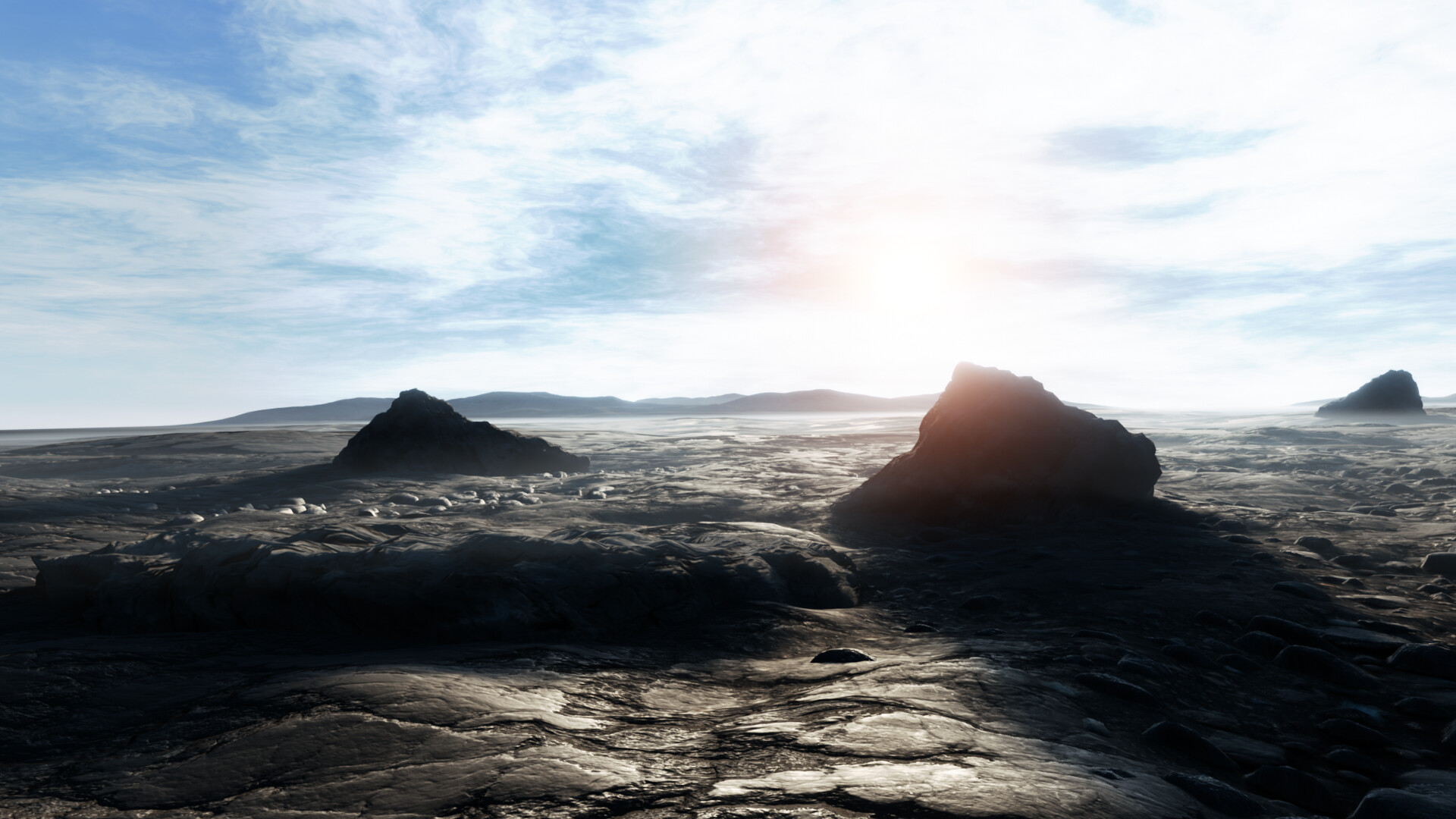 ArtStation - Volcanic Landscape - EEVEE/Real-time Rendering