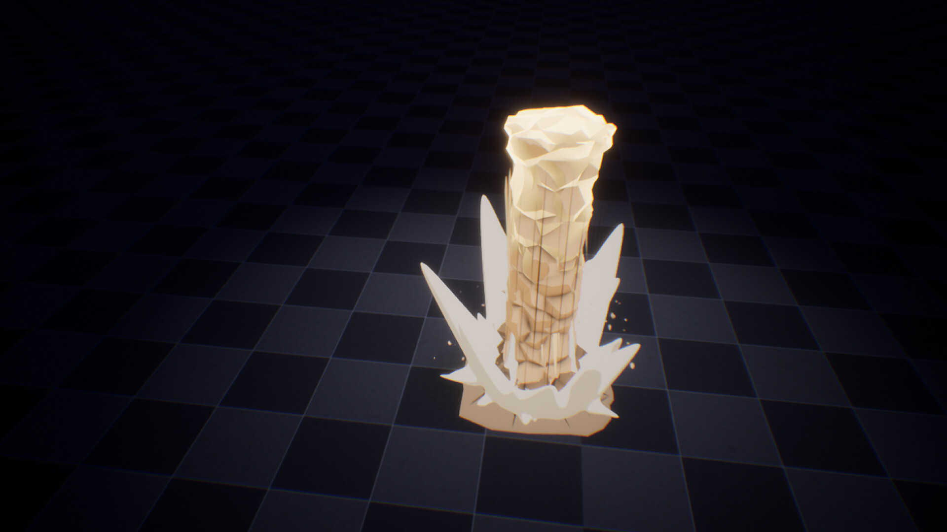 ArtStation - Stone Pillar - Game VFX