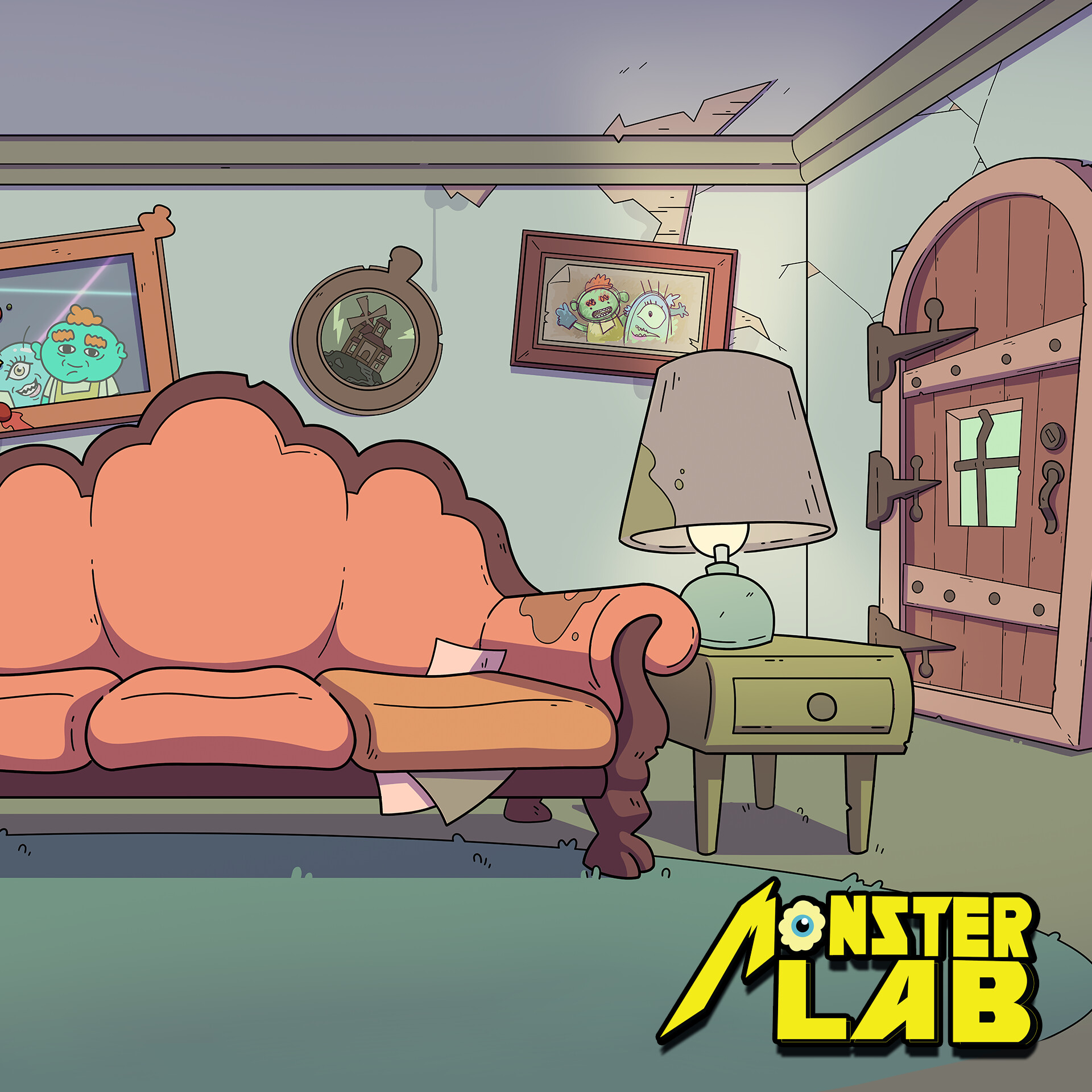 ArtStation - Monster Lab: Episode 1 Background Art