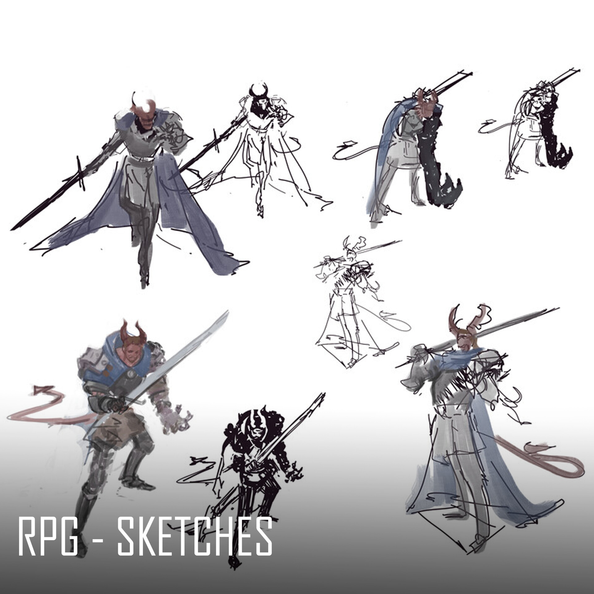 ArtStation - RPG - Sketches