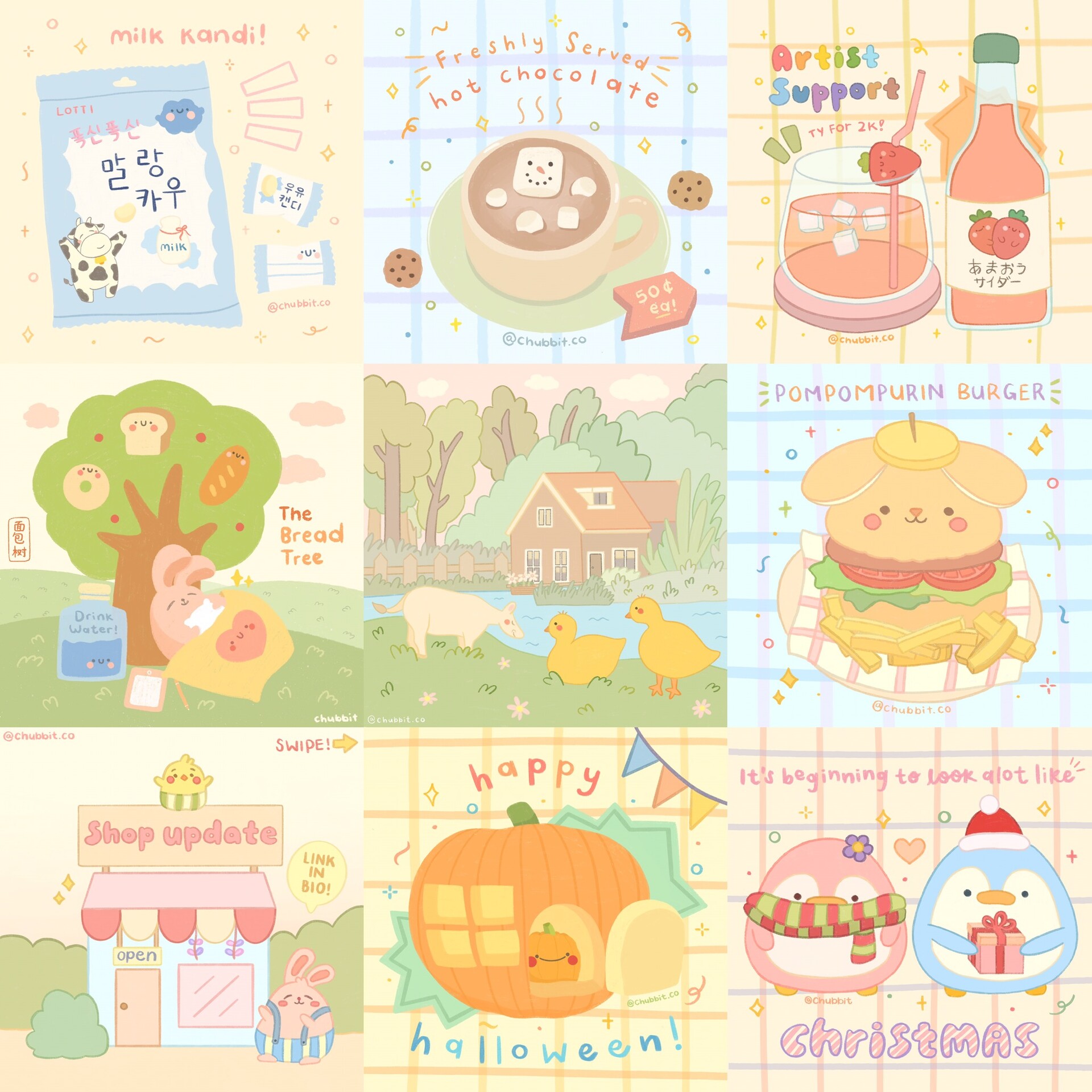 ArtStation - Cute Illustration Series Pt 1