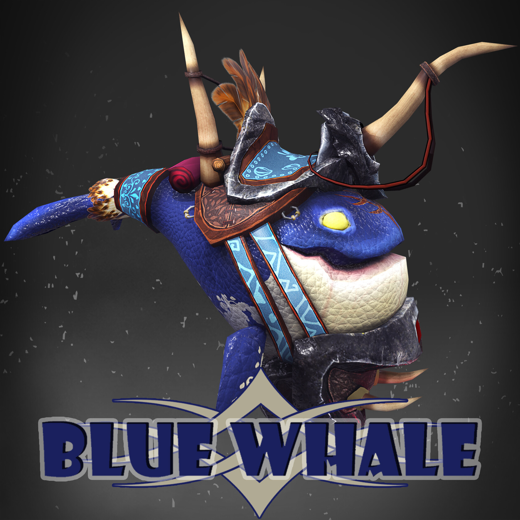 ArtStation - Blue Whale (Hand Painted Model)
