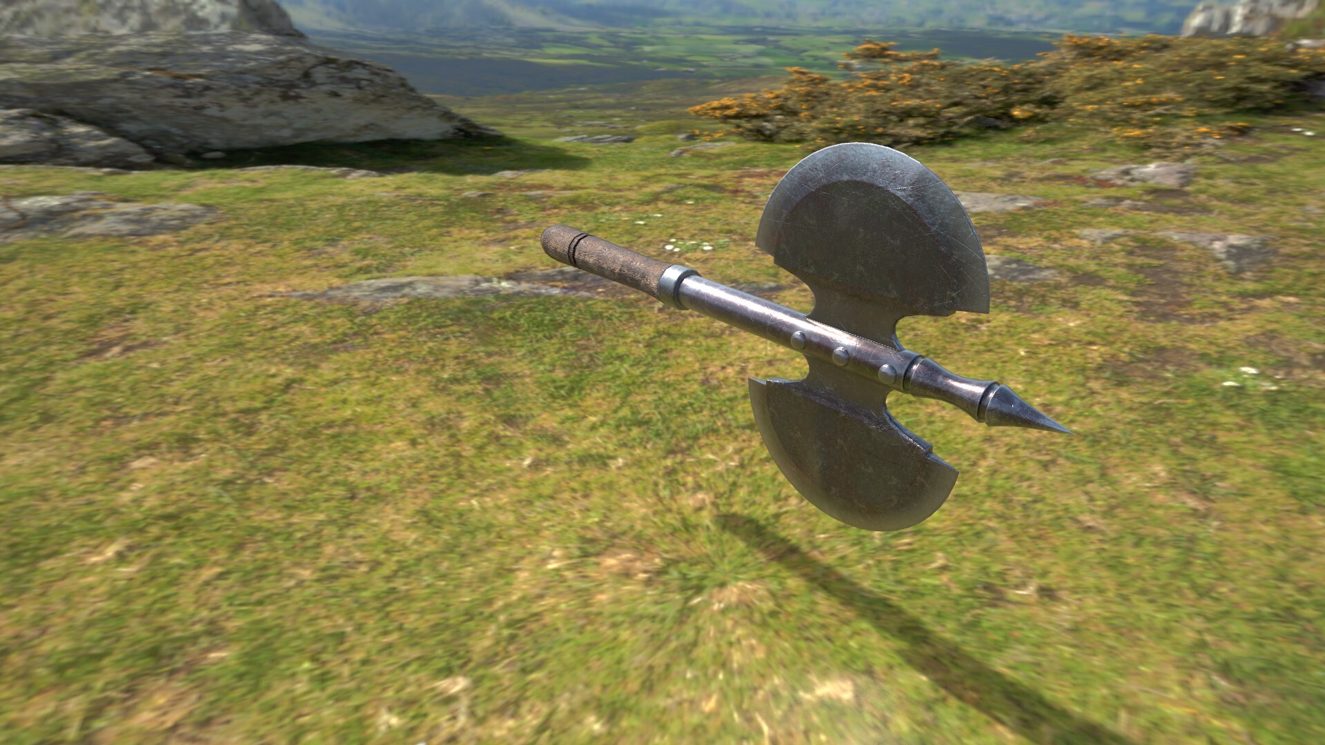 ArtStation - Double-Bladed War Axe