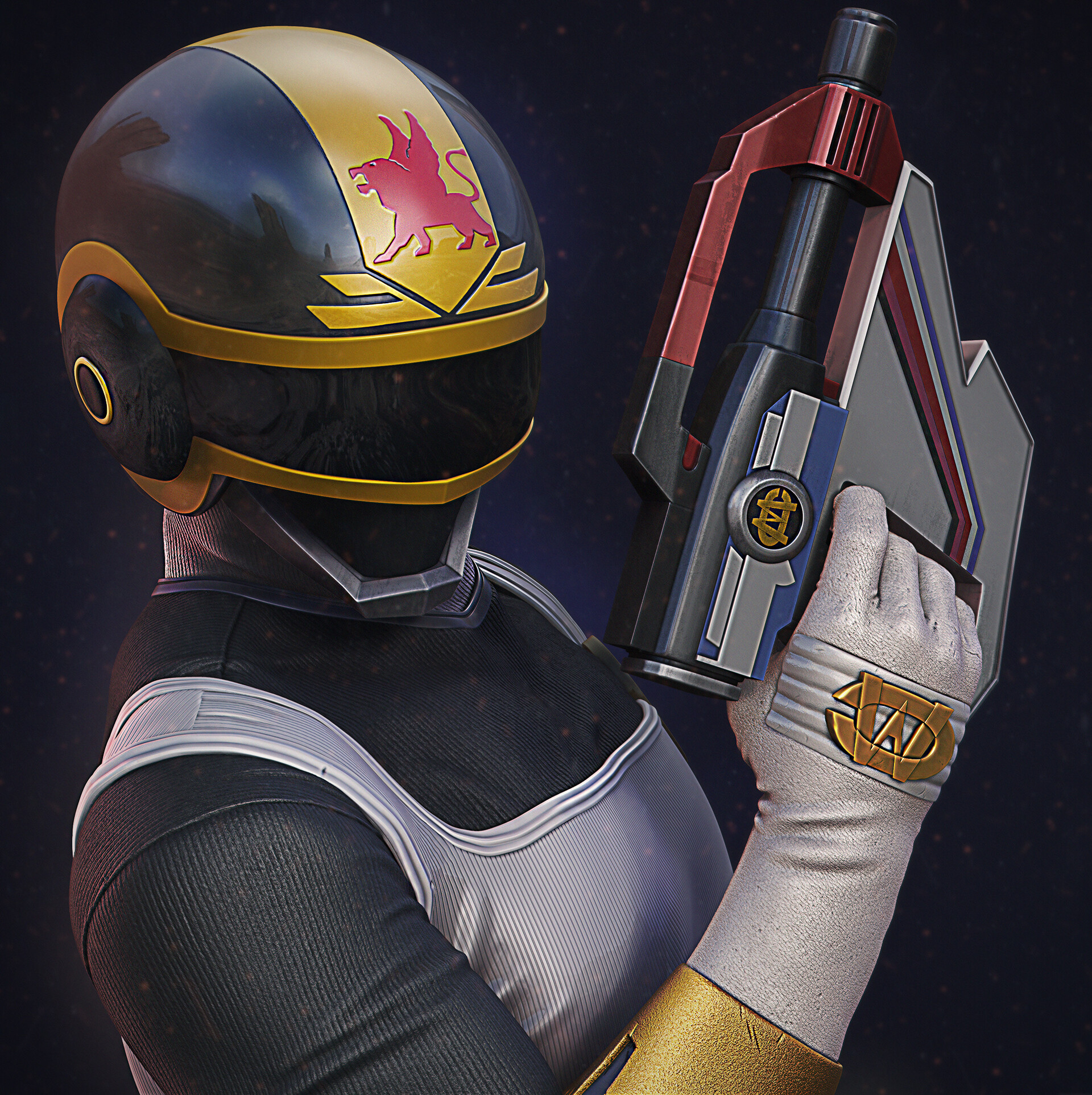 ArtStation - Change Griffon - Dengeki Sentai Changeman