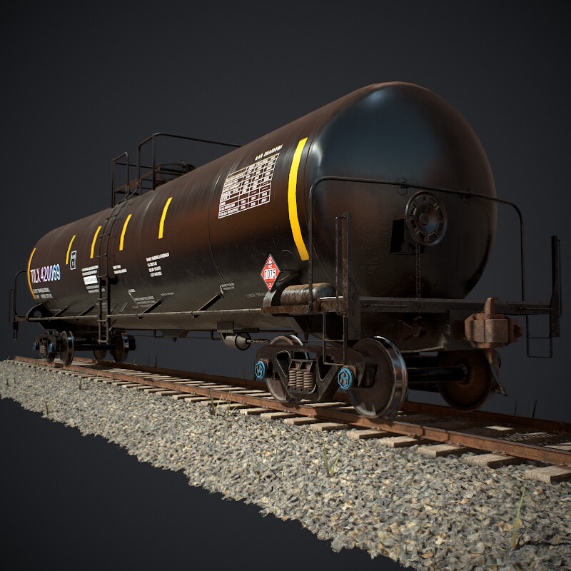 ArtStation - Tank Car