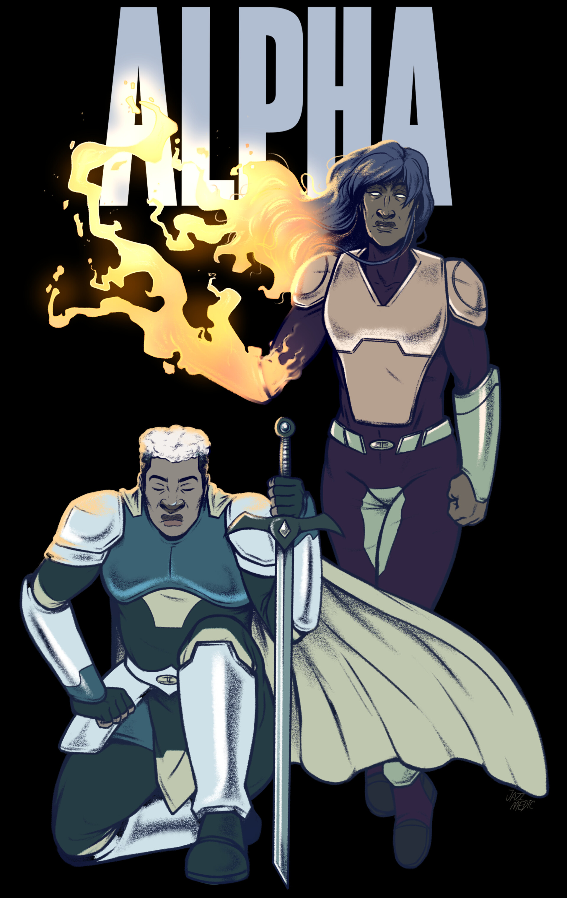 ArtStation - Mock-up ALPHA Comic Covers 601 - Kira & Robin