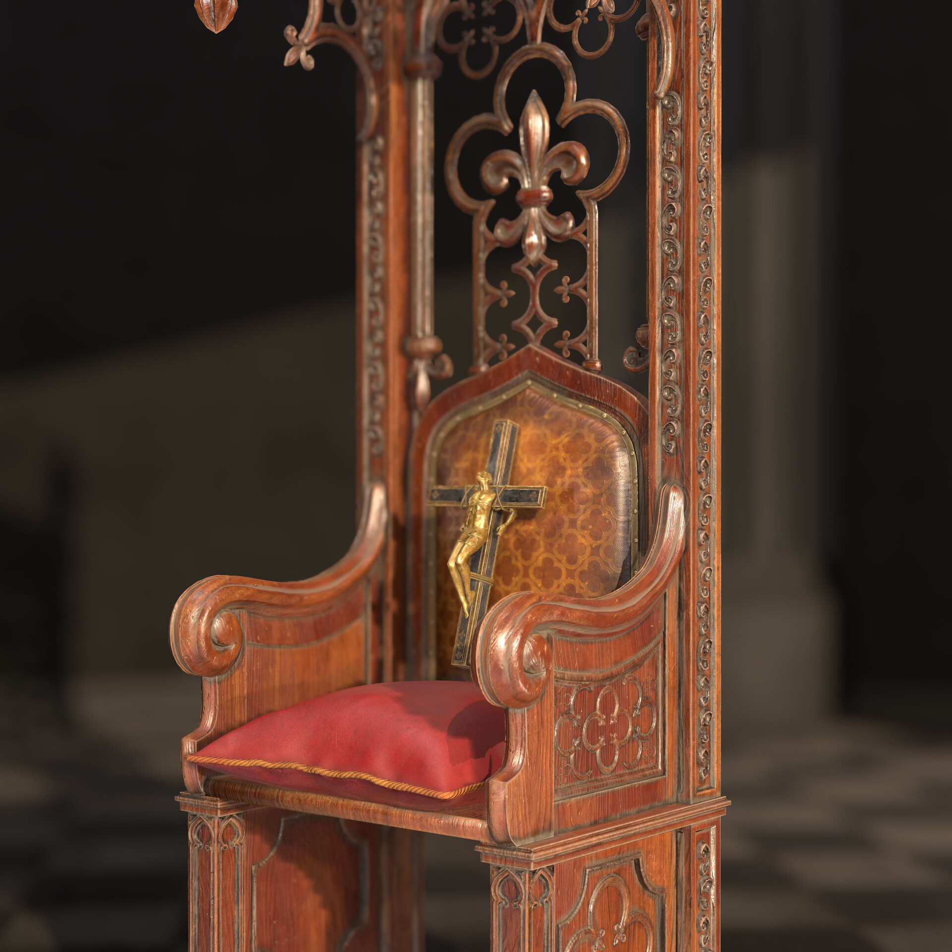 ArtStation - Cathedral chair