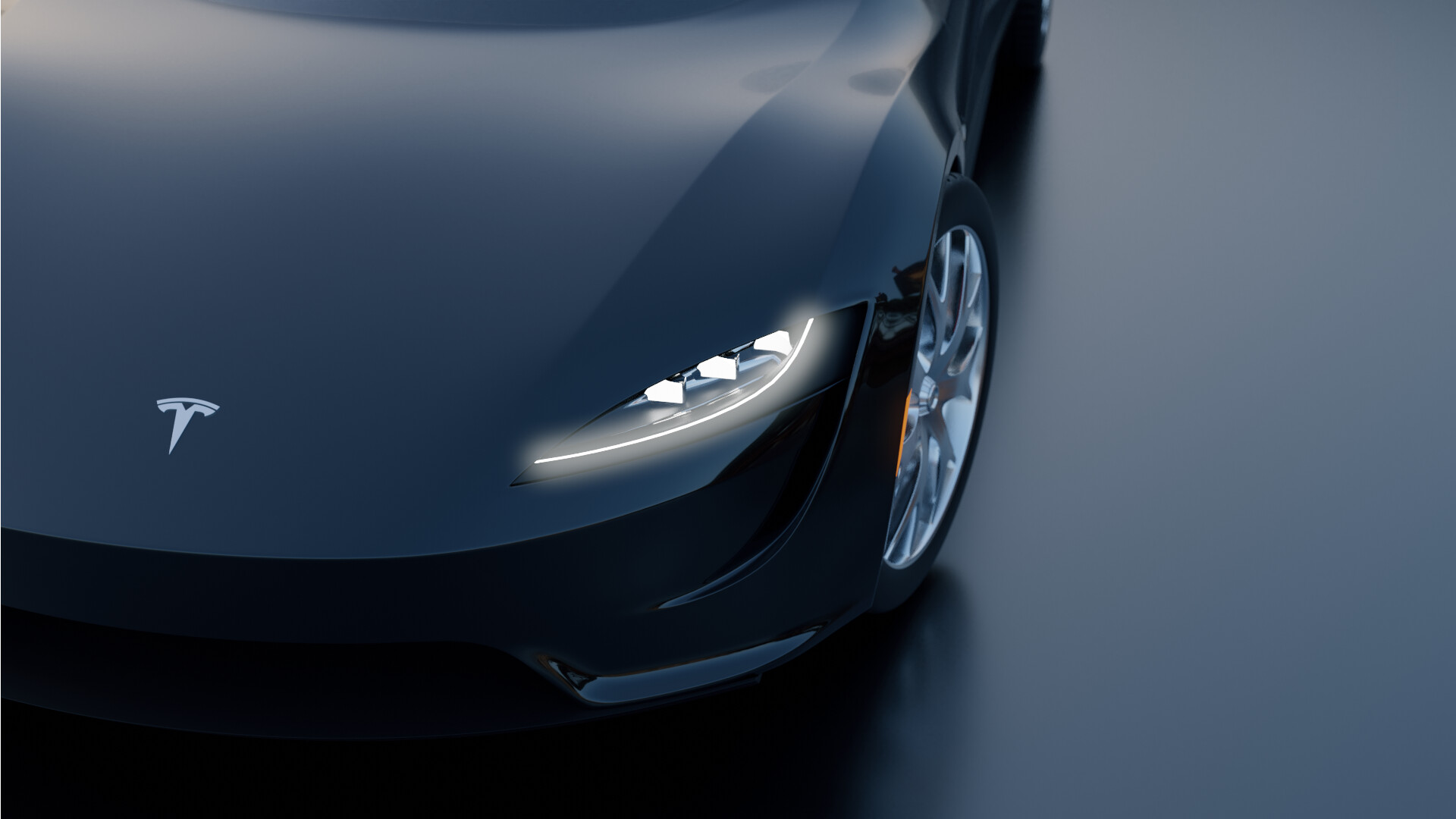 ArtStation - Tesla Roadster