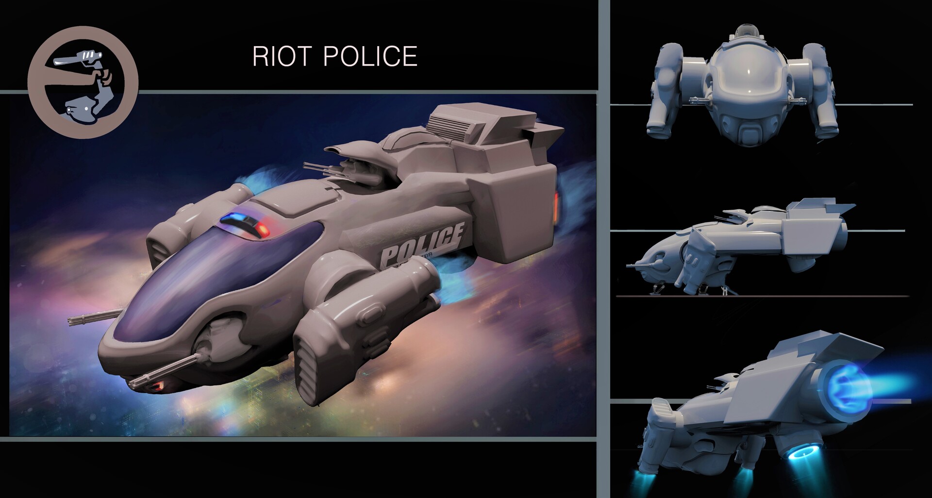ArtStation - Riot Police