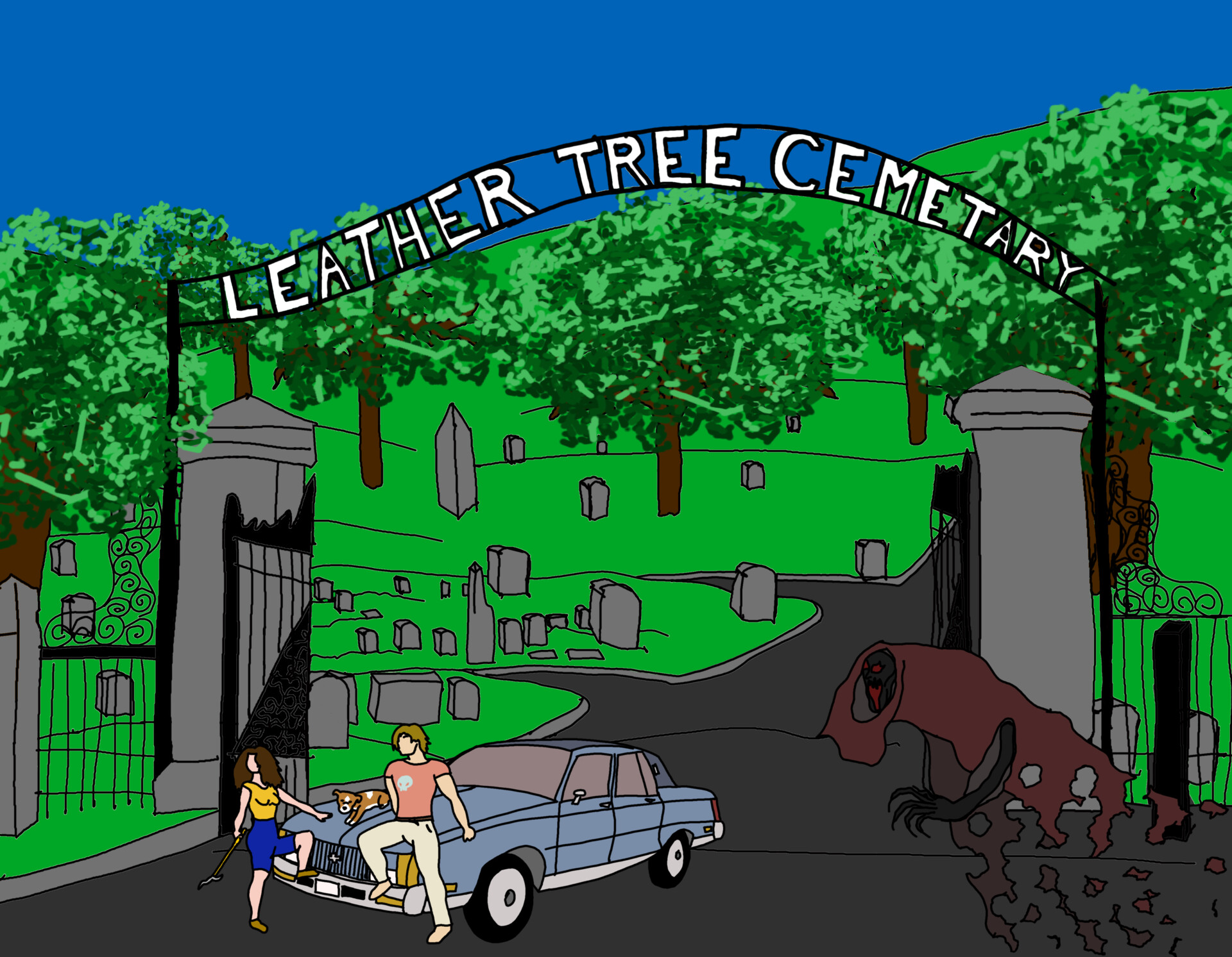 ArtStation - Concept Art - Graveyard Final Project