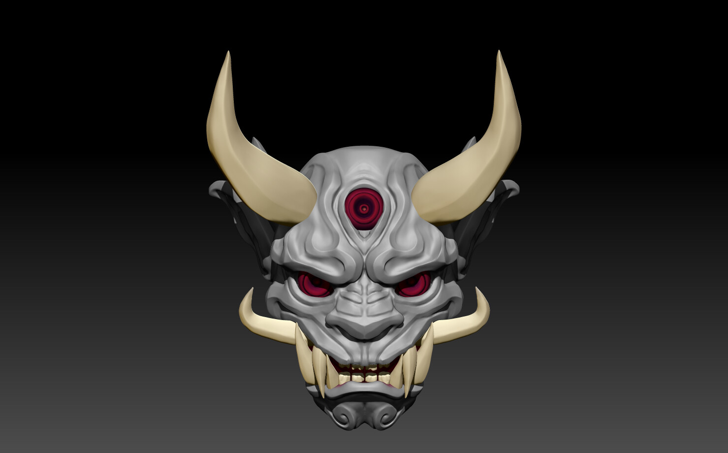 ArtStation - Oni Mask