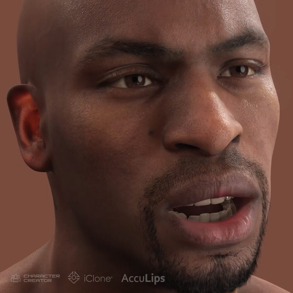 ArtStation - 3D African American Character Facial Talking Animation ...