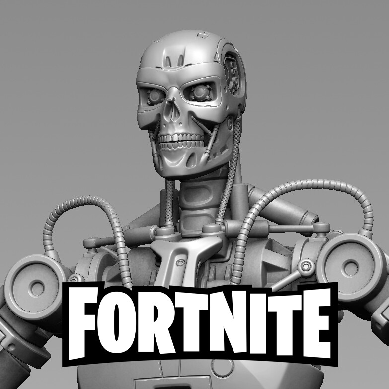 ArtStation - T-800 Fortnite Skin
