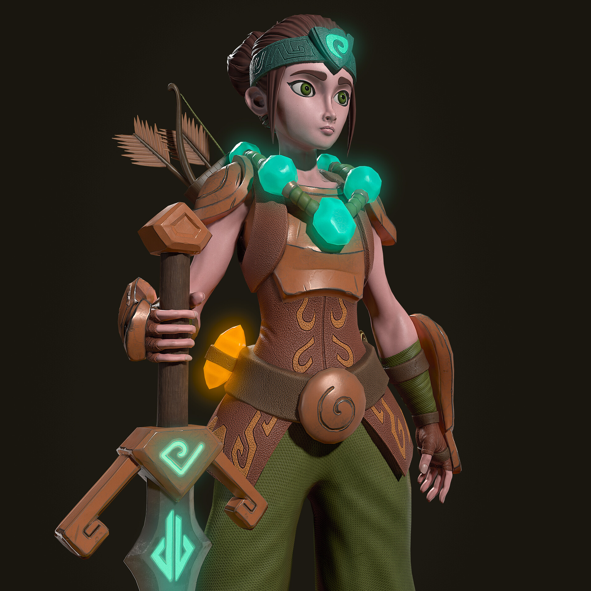 ArtStation - Stylized archer