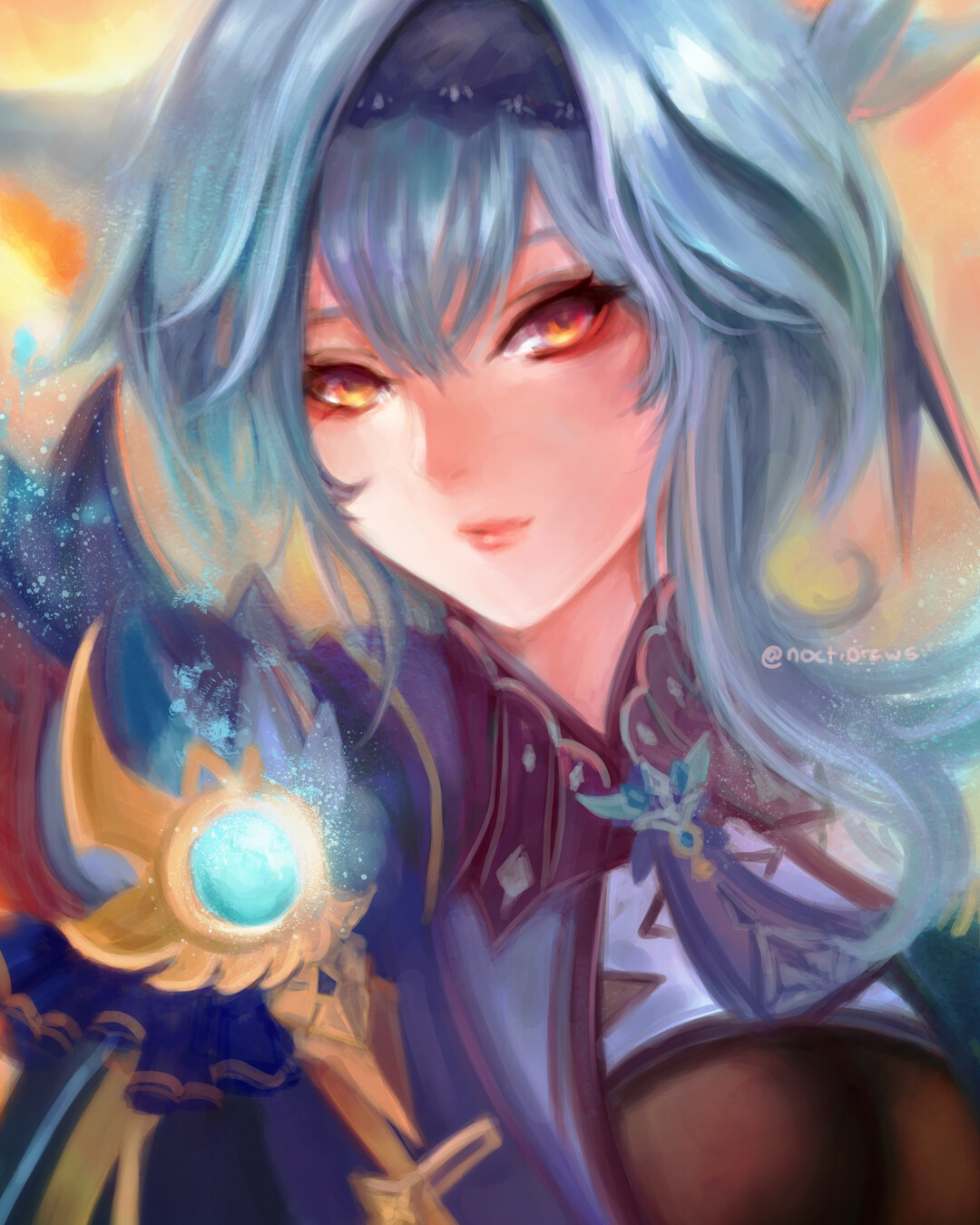 ArtStation - Eula Art: Eu-nya! from Genshin Impact