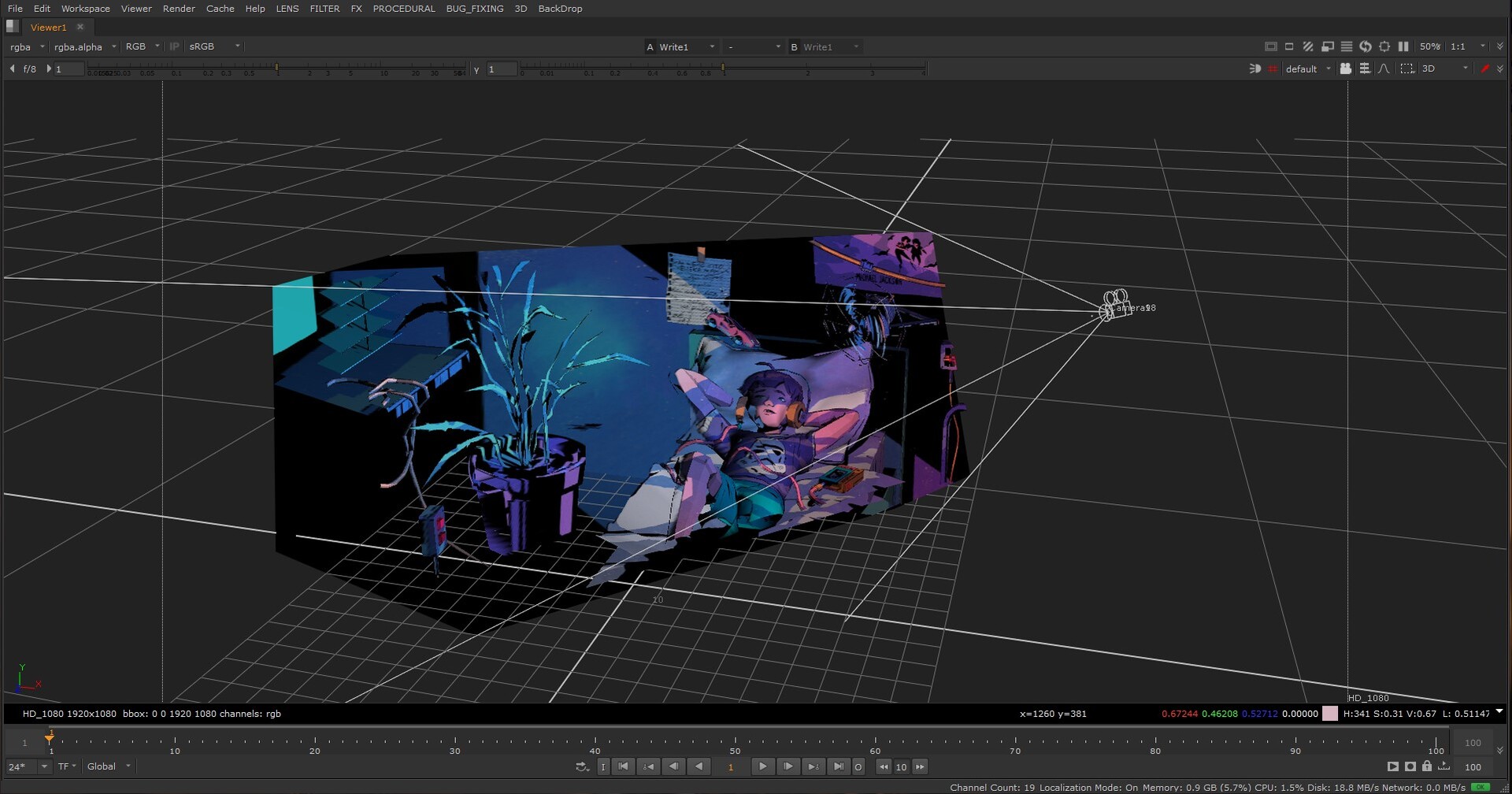 ArtStation - Camera Mapping - Pius Bak Illustration