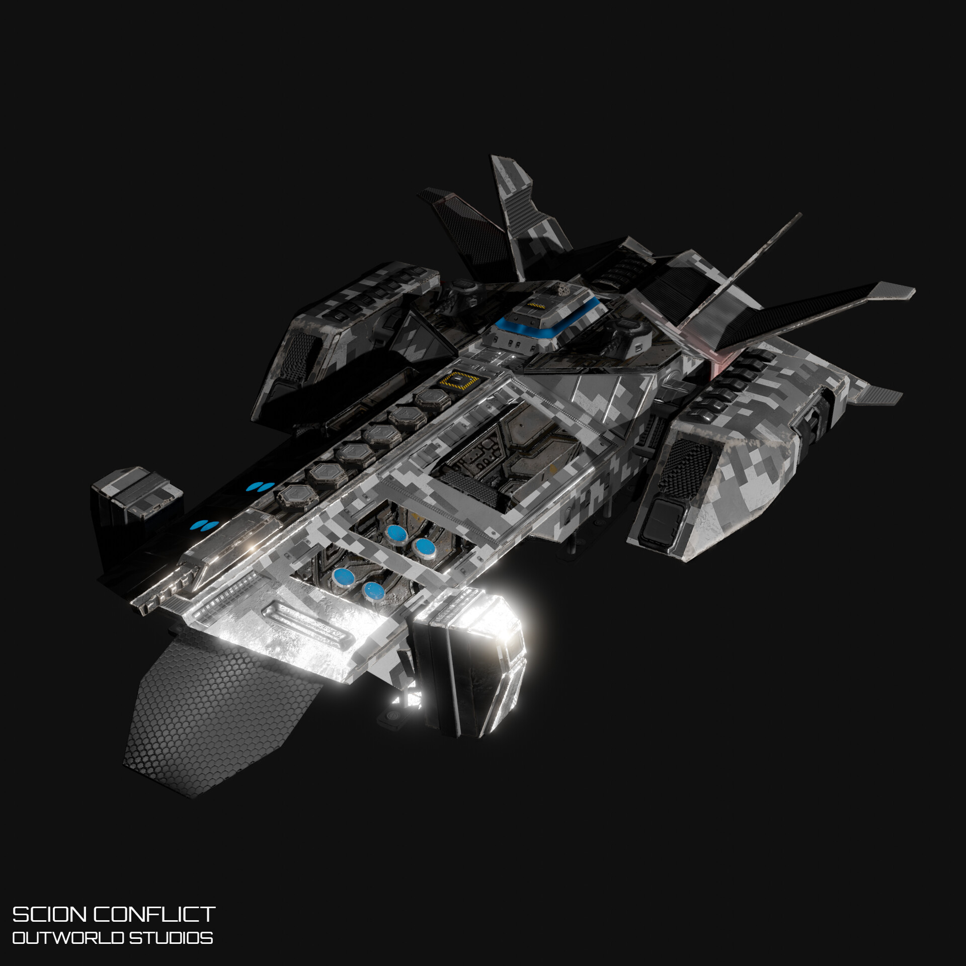 ArtStation - Scion Conflict: Amalgamate Republic Corvette