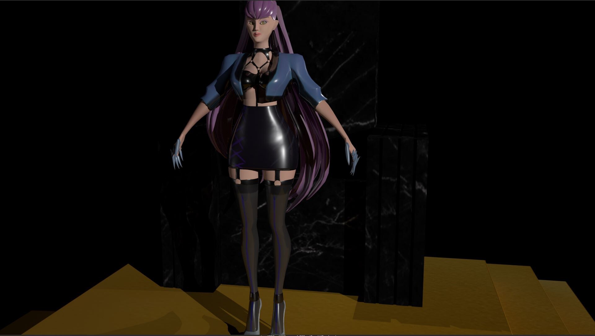 ArtStation - KDA all out Evelynn 3D model