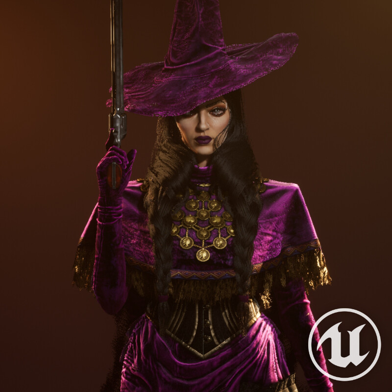 ArtStation - Violet Witch Dalia