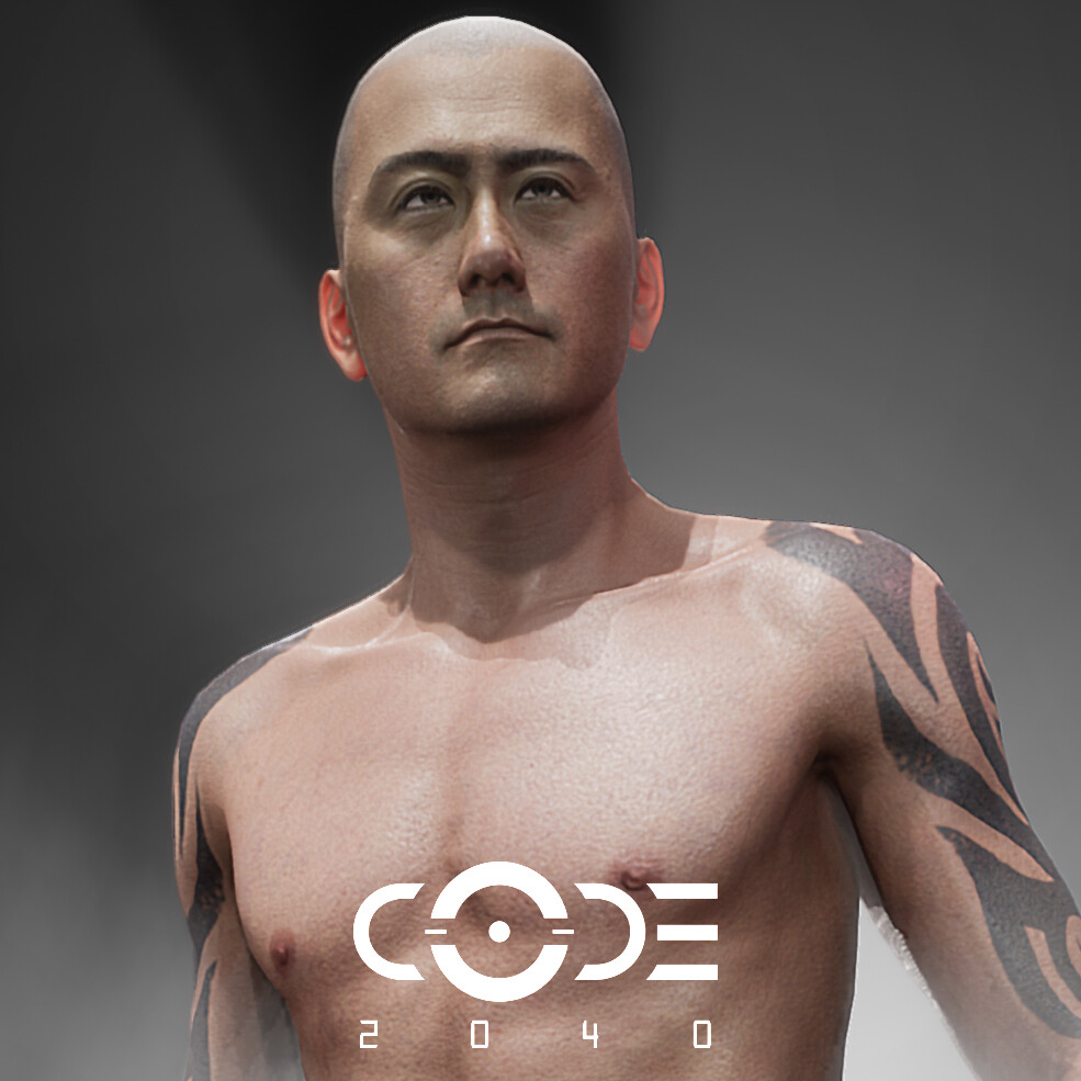 ArtStation - CODE2040 / Totem Tattoo Style (圖騰刺青造型)