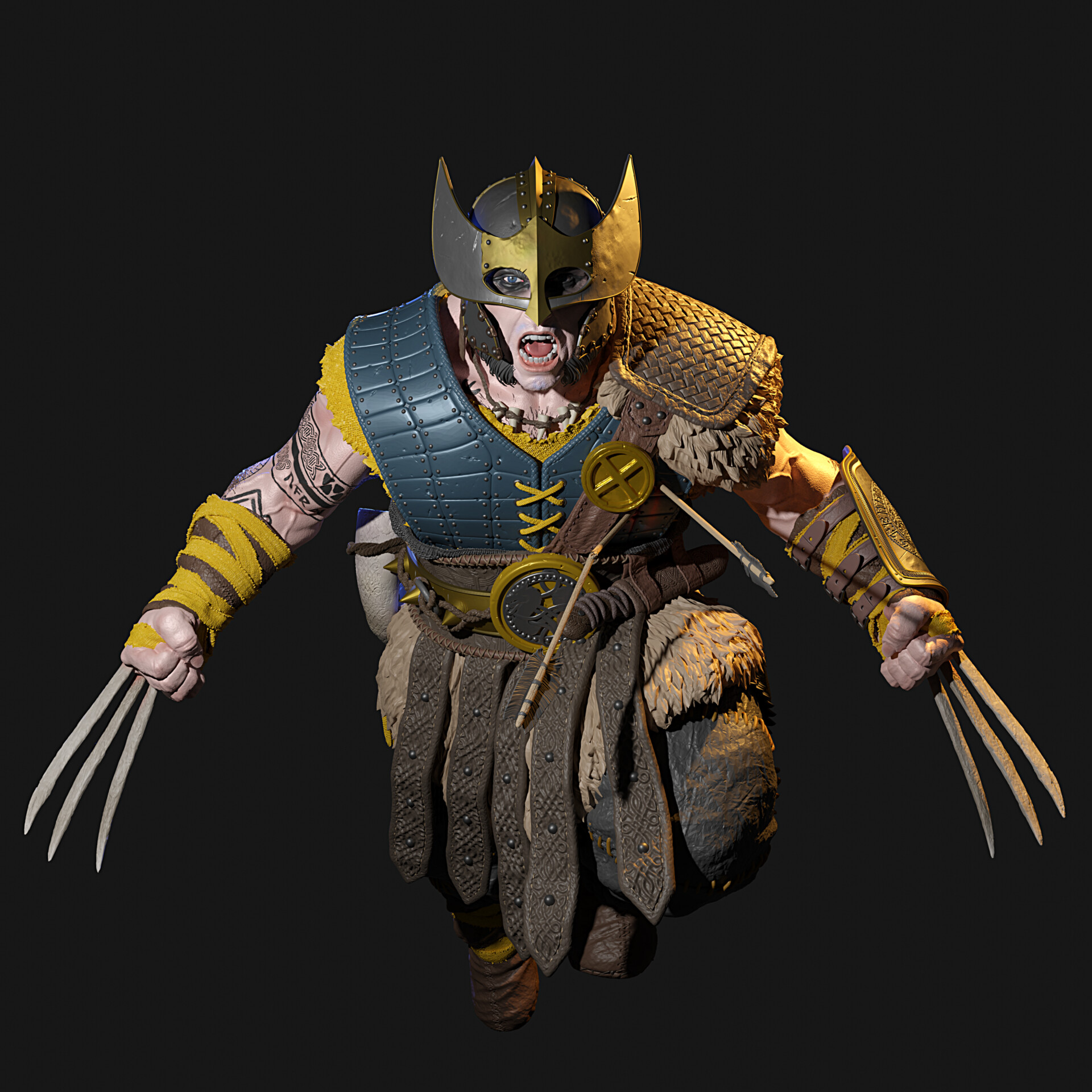 ArtStation - Viking Wolverine