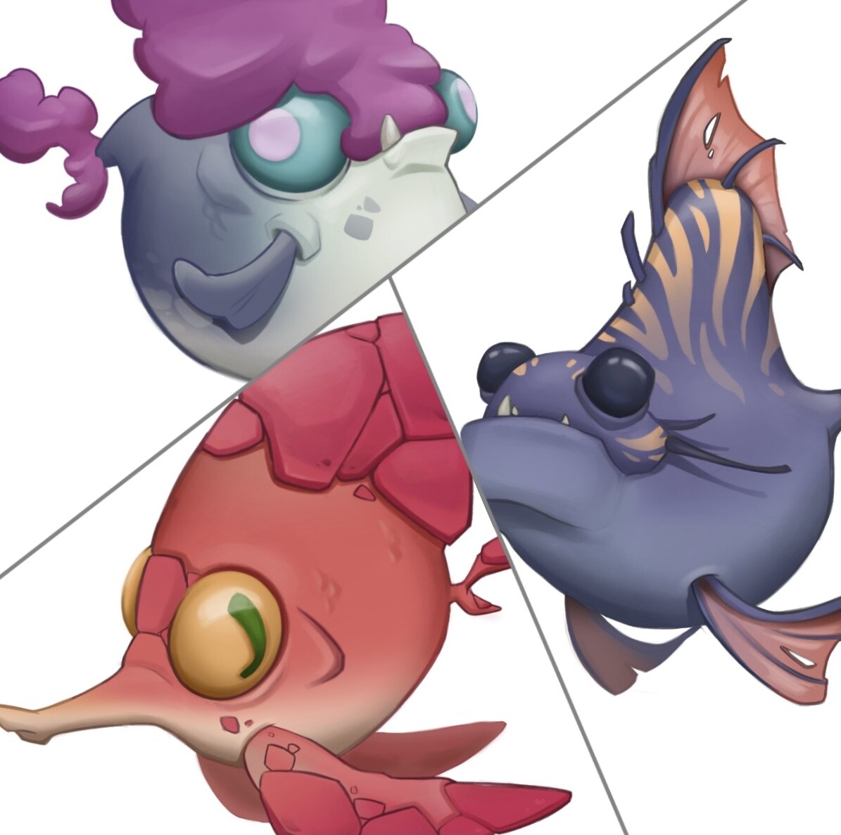 ArtStation - Stylized Fish Concept
