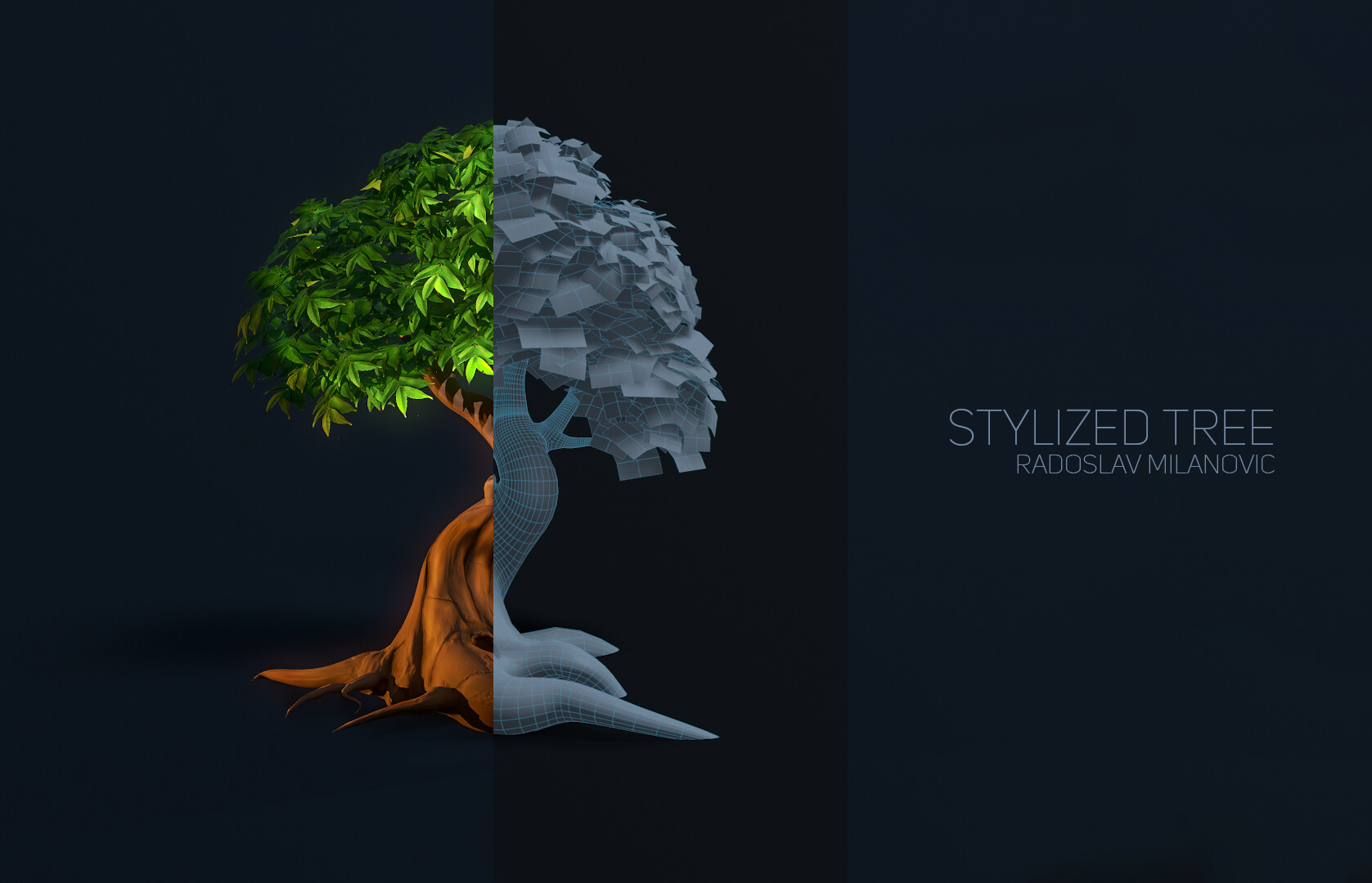 ArtStation - Stylized Tree