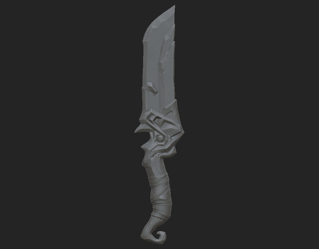 ArtStation - Stylized Fantasy Dagger (W.I.P.)