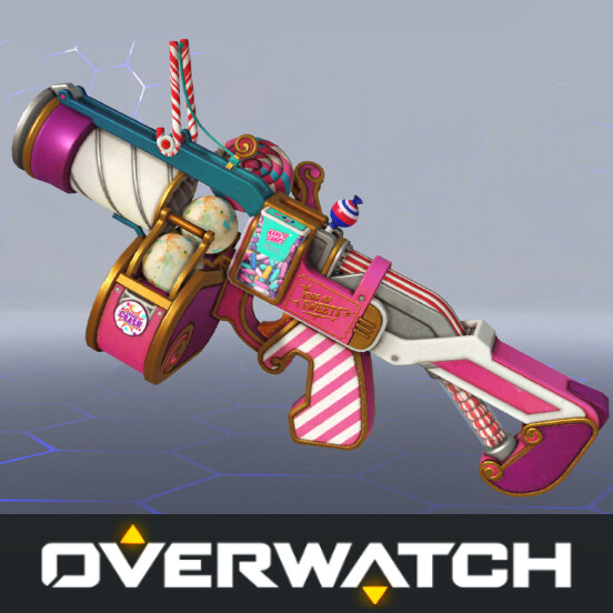 ArtStation - OVERWATCH - Junkrat Junkfood 'Anniversary' 2021 Weapon Skin