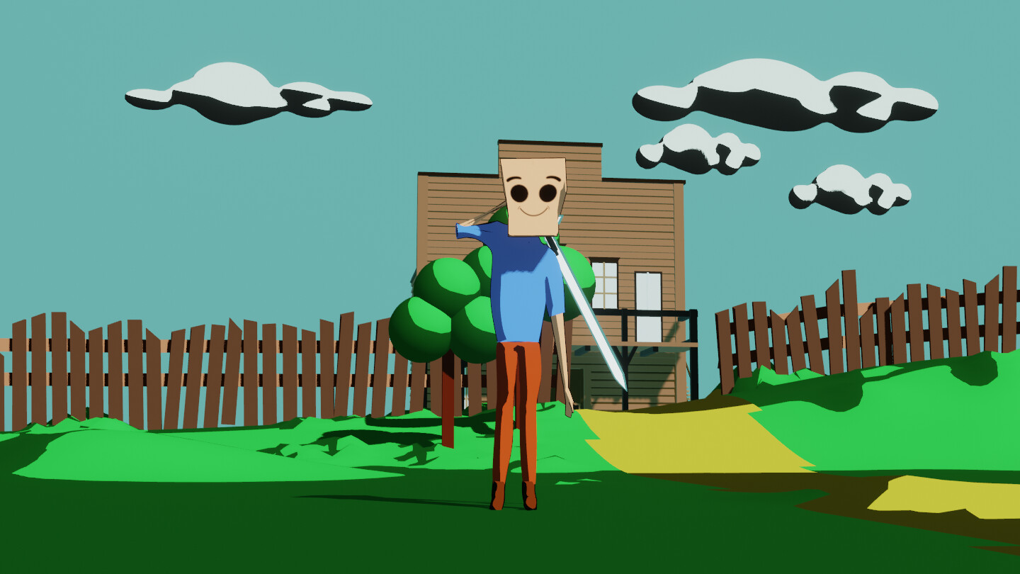 ArtStation - Sword Fight Practicing Animation