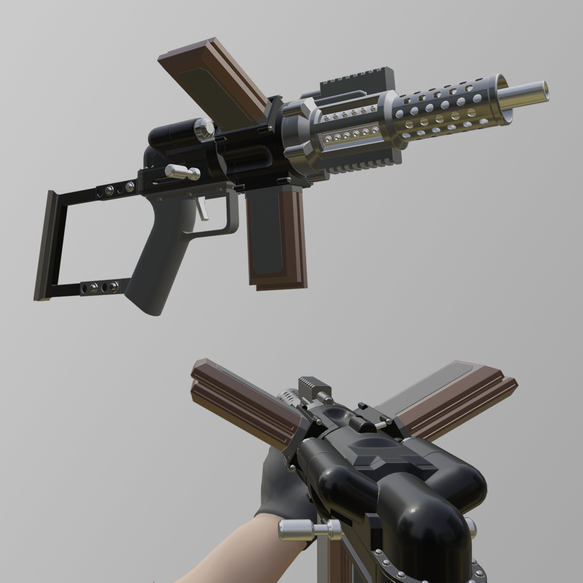 ArtStation - multi-magazine shotgun with first person reload animations