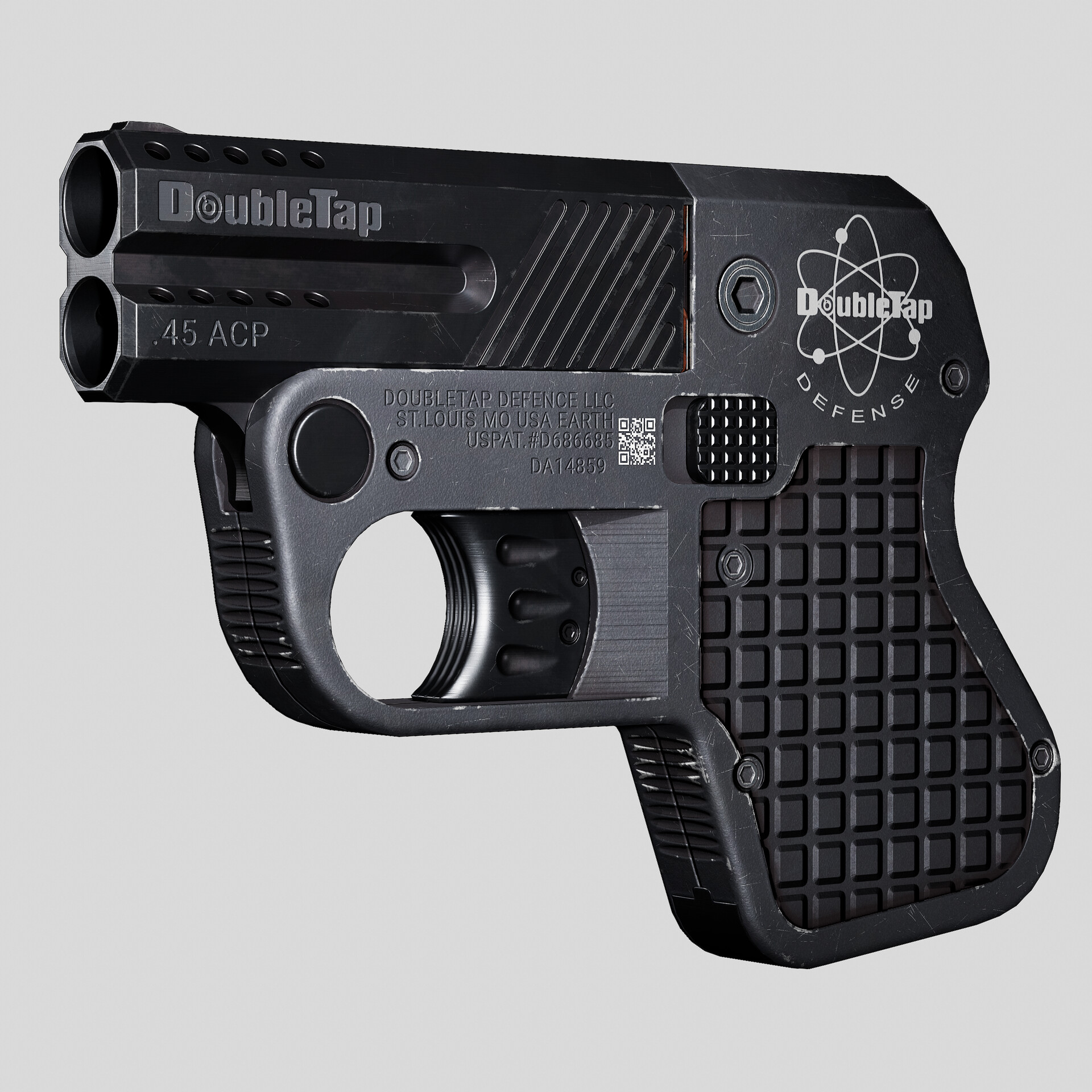 ArtStation - DoubleTap Defense Pistol