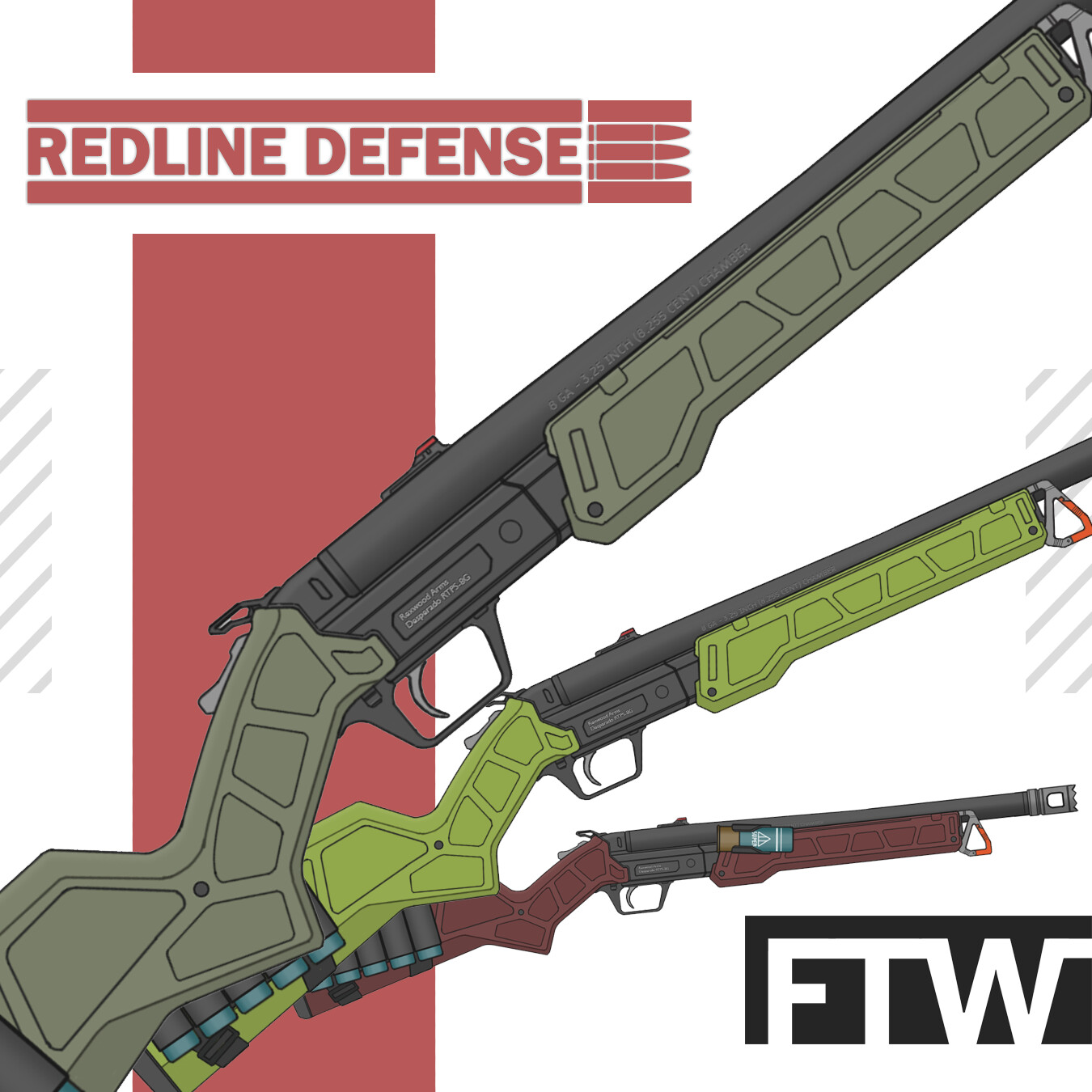 ArtStation - Break Action Shotgun - "Desperado"