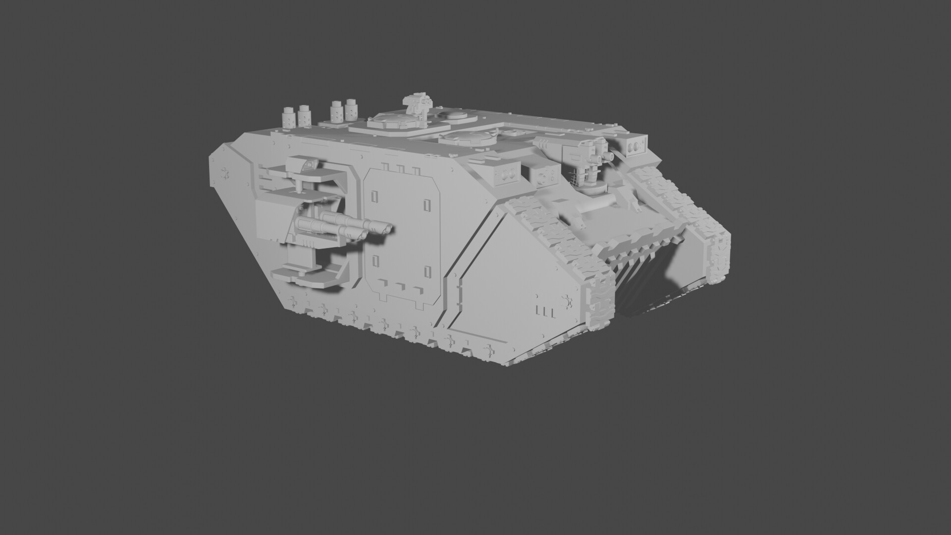 ArtStation - WH 40k Space Marine Land Raider Modelling
