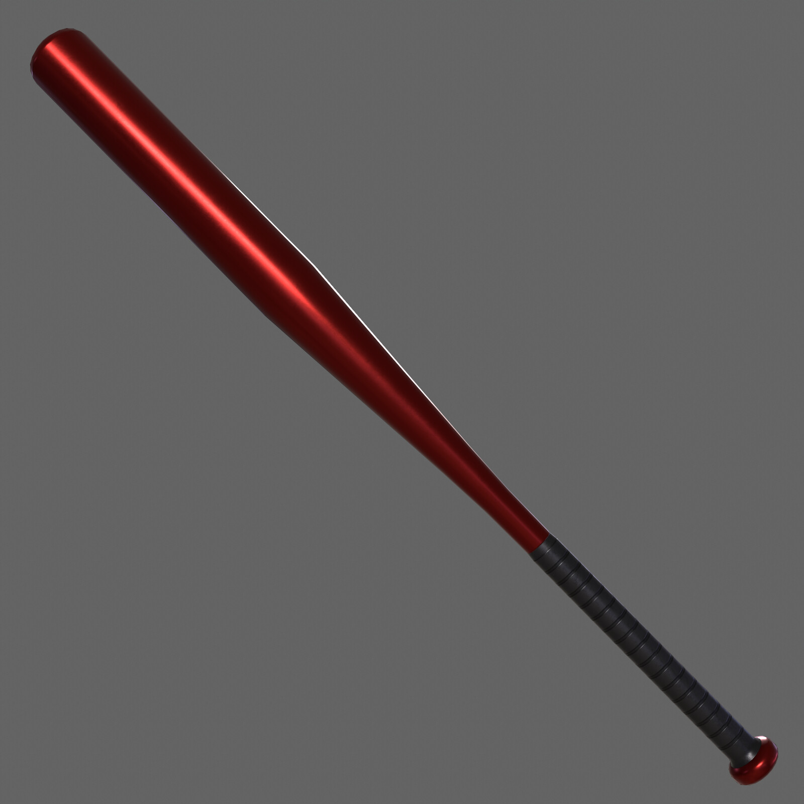 ArtStation - PBR Baseball Bat Red