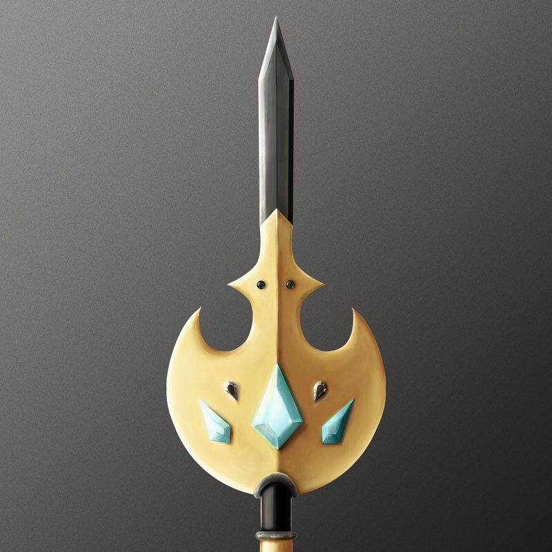 ArtStation - Royal Guard Spear Design