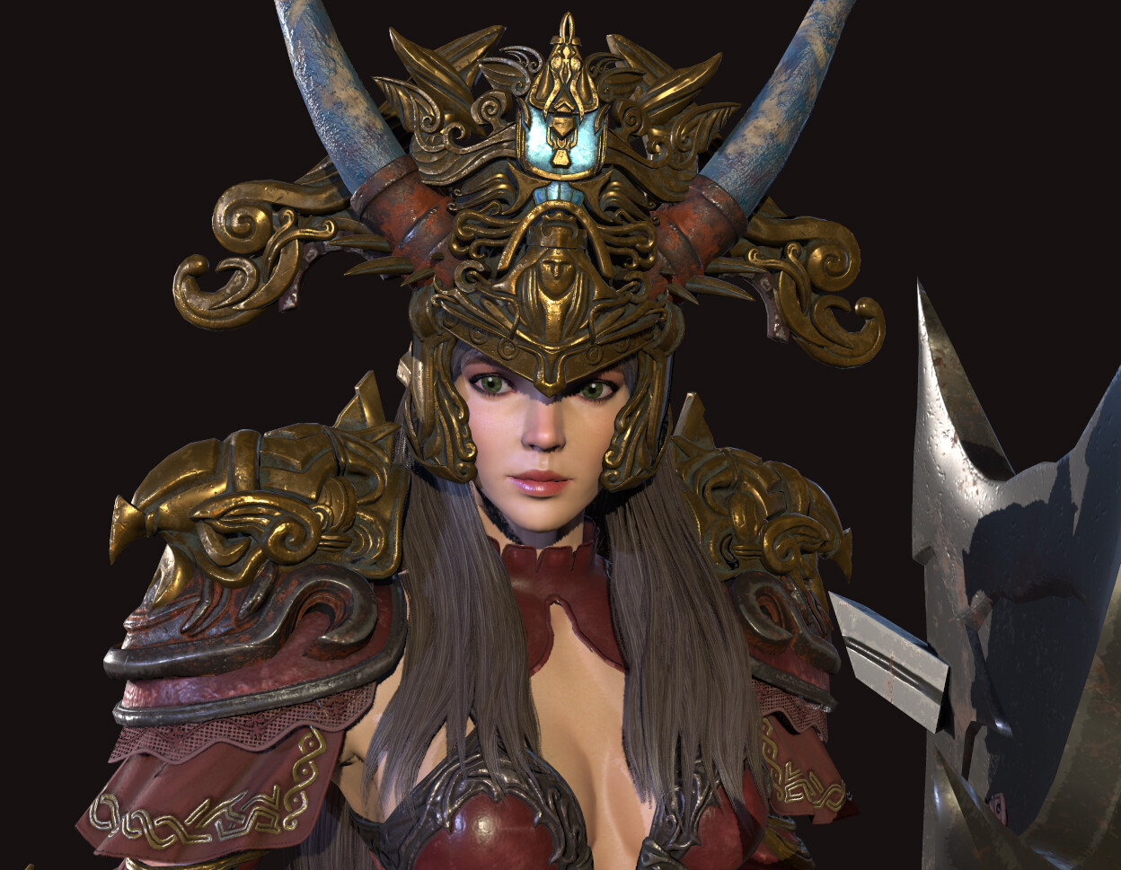 ArtStation - female knight