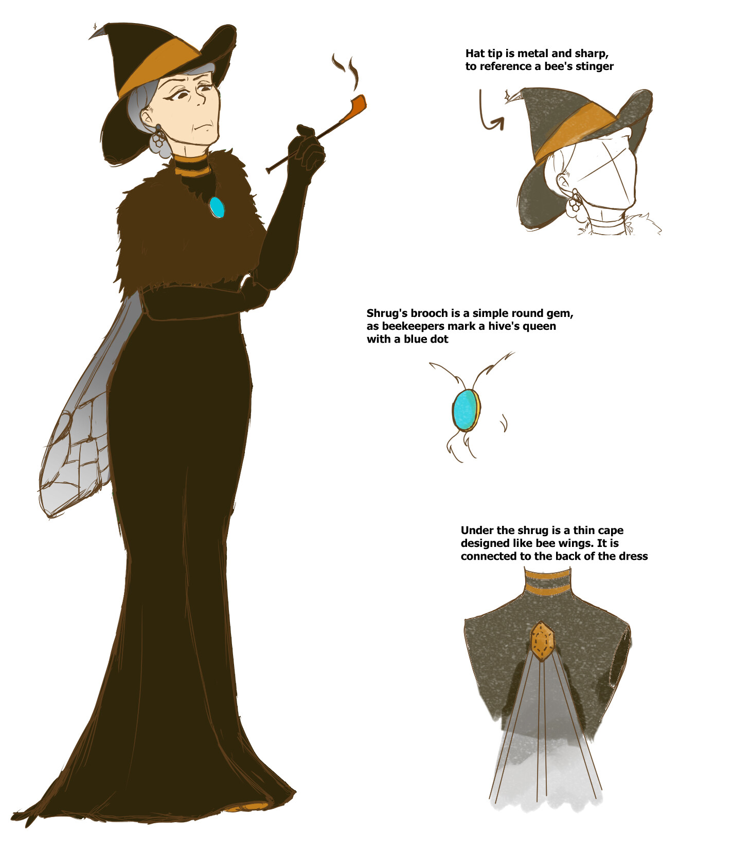 ArtStation - Queen Bee Witch Concept