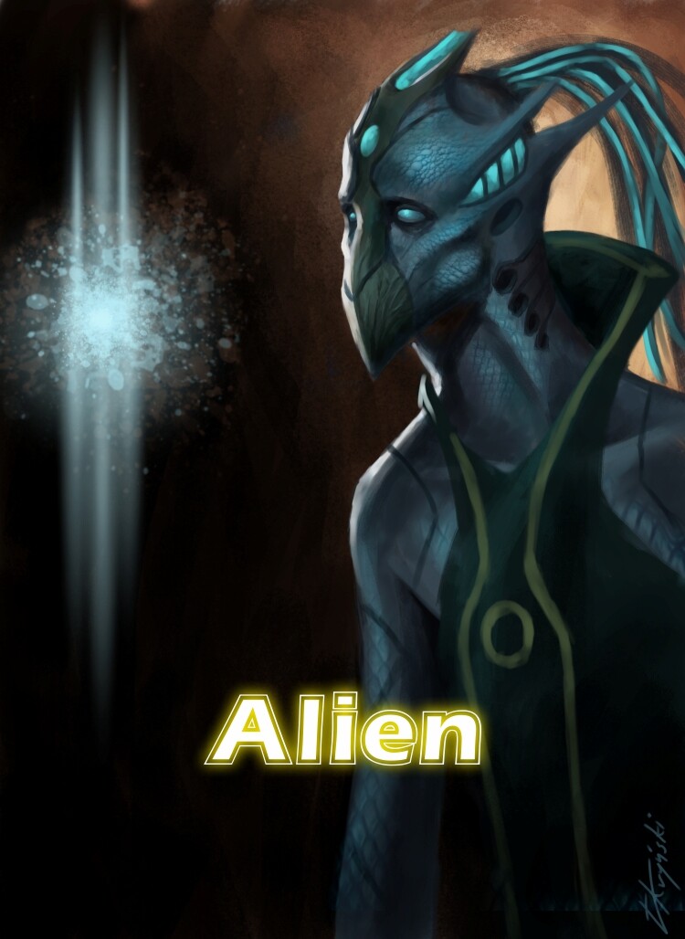 ArtStation - Alien - own concept