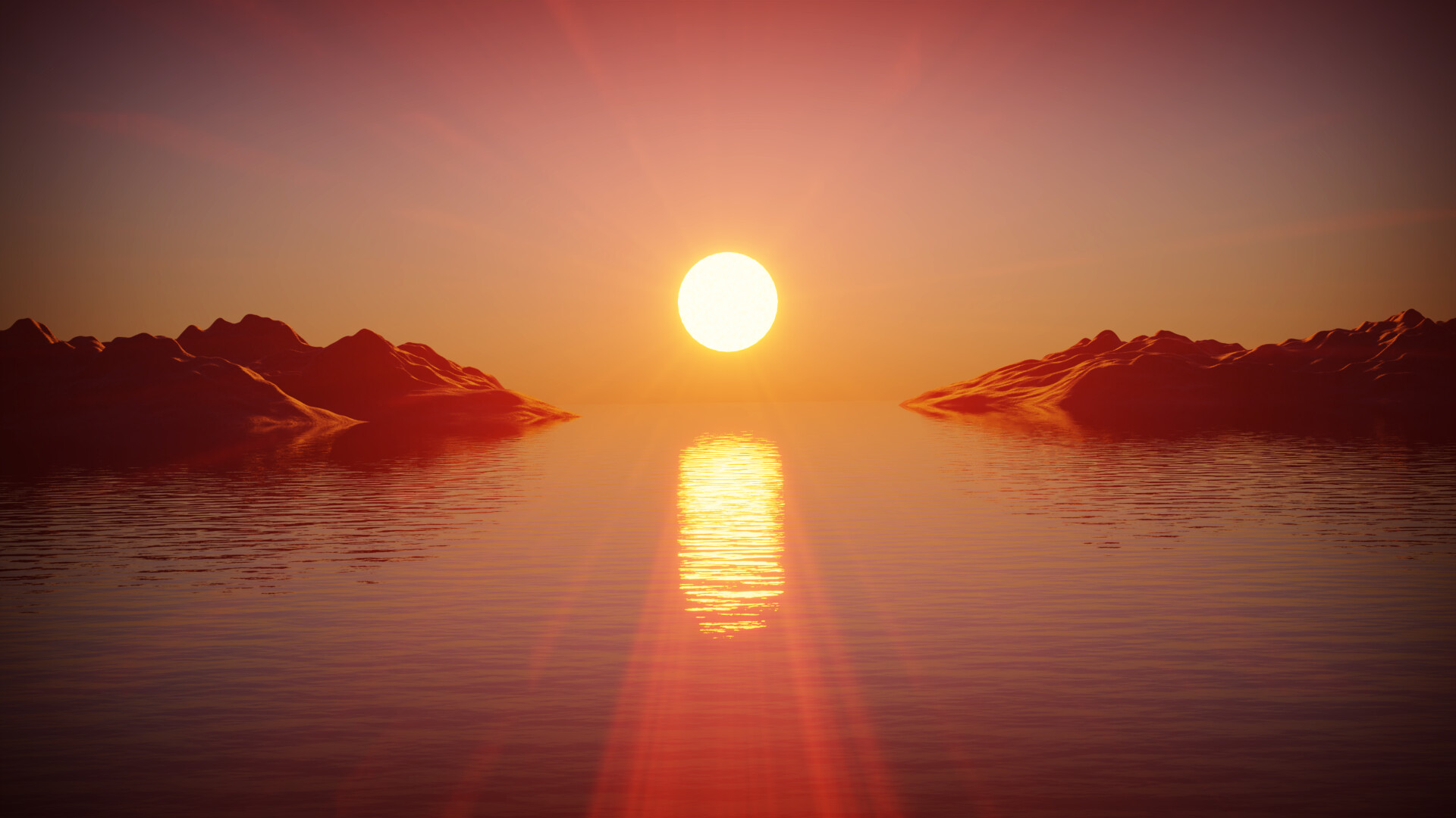 ArtStation - Ocean Sunset (Blender Tutorial)
