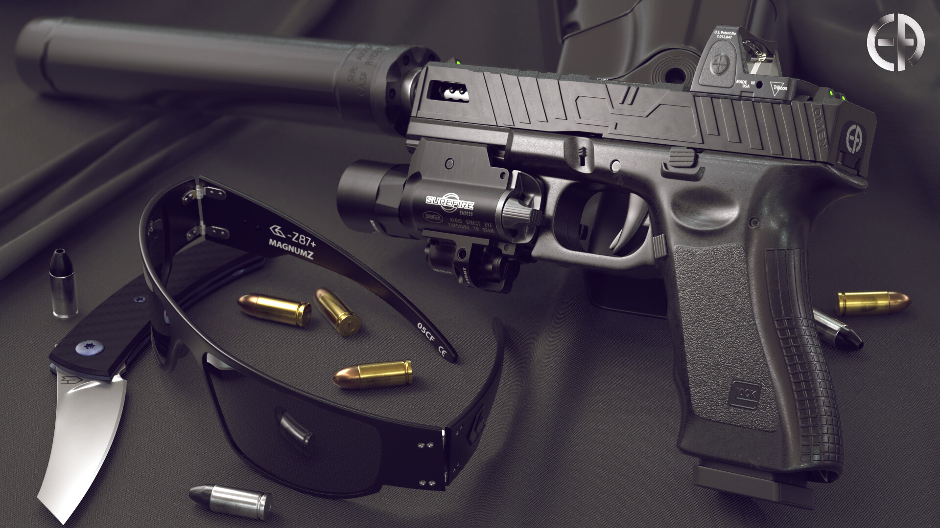 ArtStation - Modern Glock