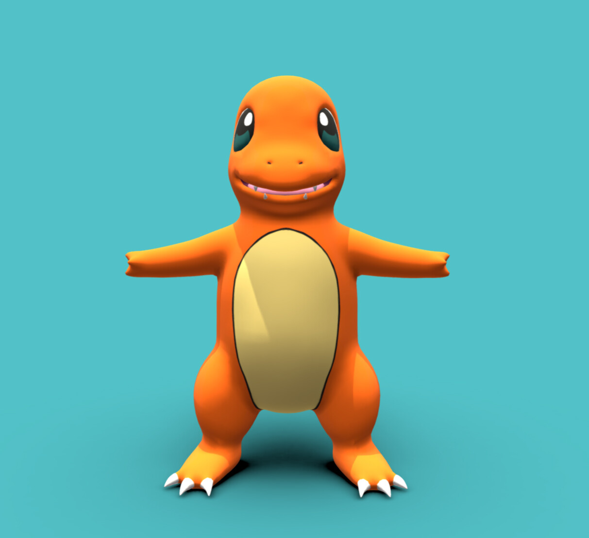 ArtStation - Charmander 3D Asset