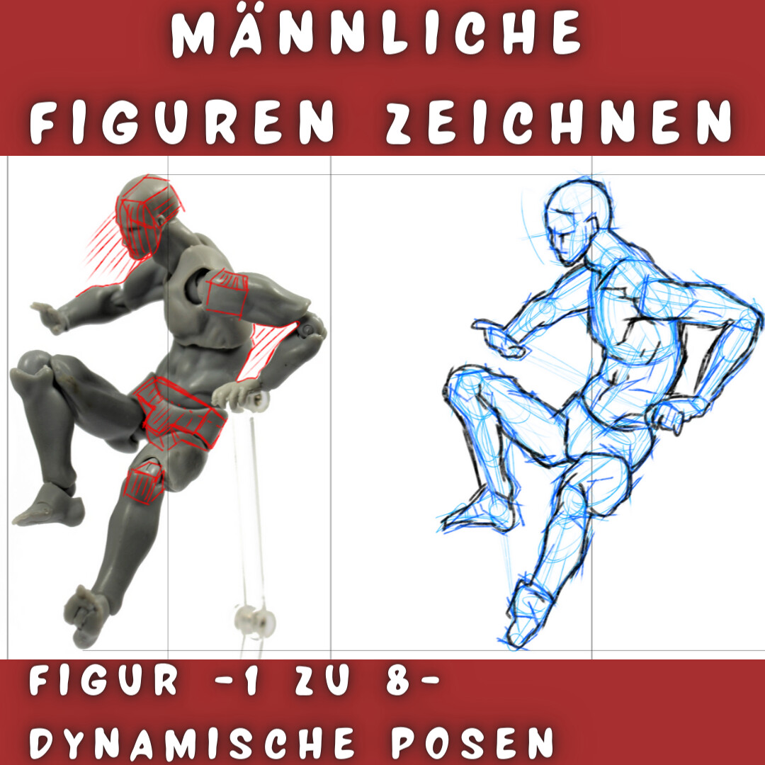 ArtStation - MÄNNER ZEICHNEN! Dynamische Männliche FIGUREN detailliert ...