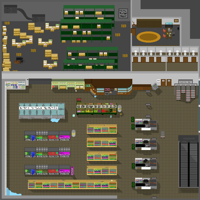 ArtStation - Level Design, pixel game