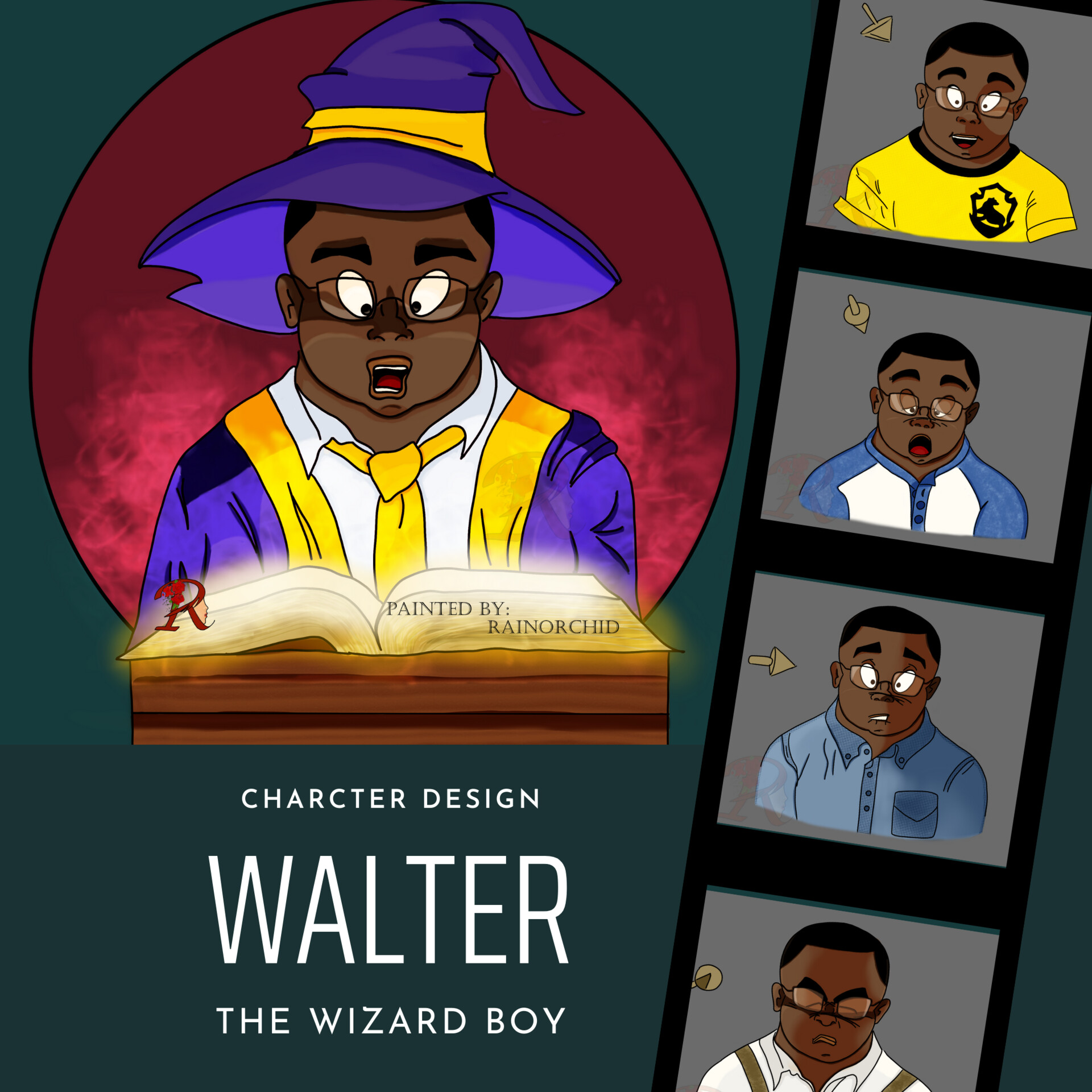 ArtStation - Walter the wizard boy